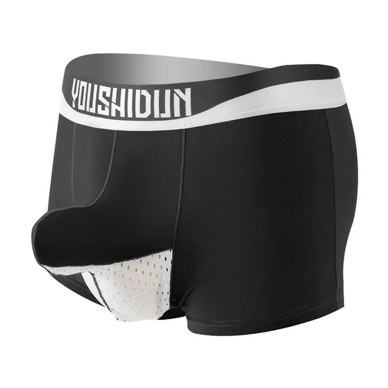 Lovskoo 2024 Men's Underwear Boxer Briefs Elastic Fit Low Waist Boxer ...