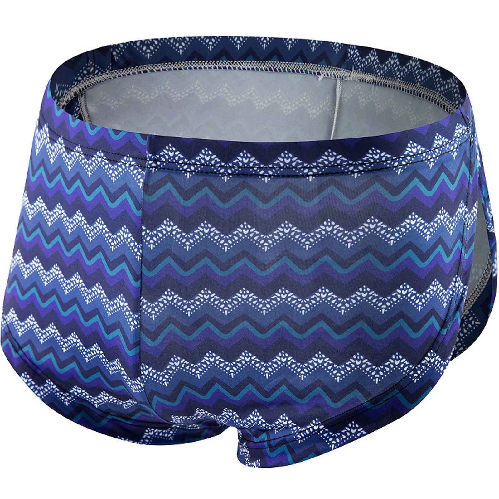 Lovskoo 2024 Mens G String Thong Underwear Fashion Ice Silk Panties ...