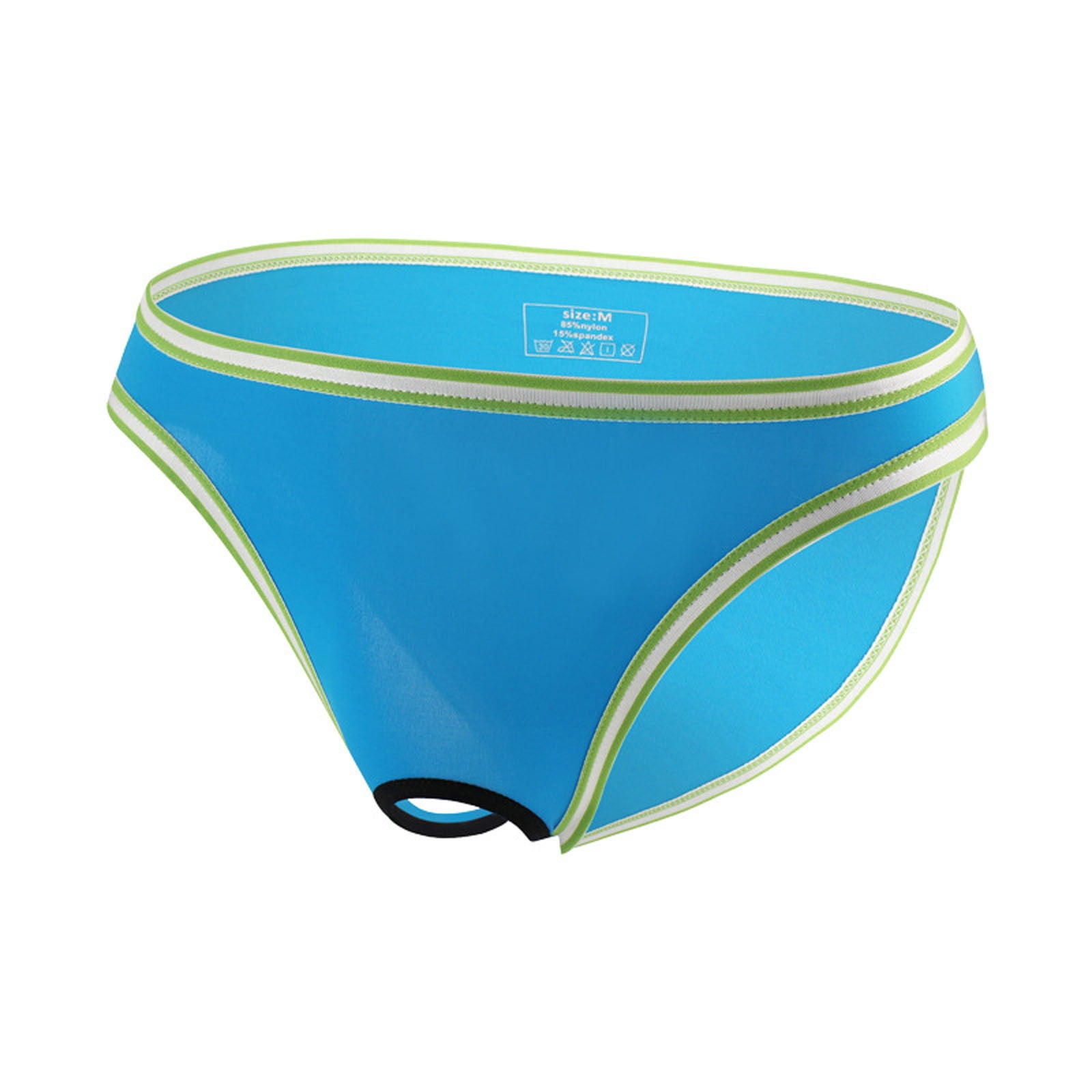 Lovskoo 2024 Mens G String Thong Underwear Open Youth Ice Silk Thin