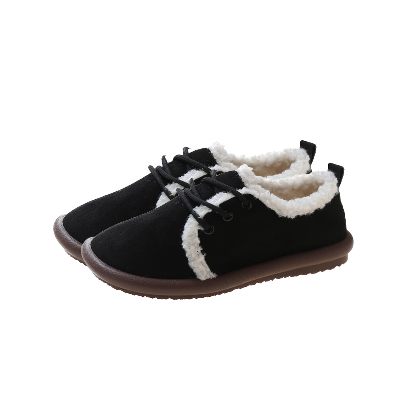 Lovskoo 2024 Moccasin Slippers Thickened Foot Wrapped Winter Home ...