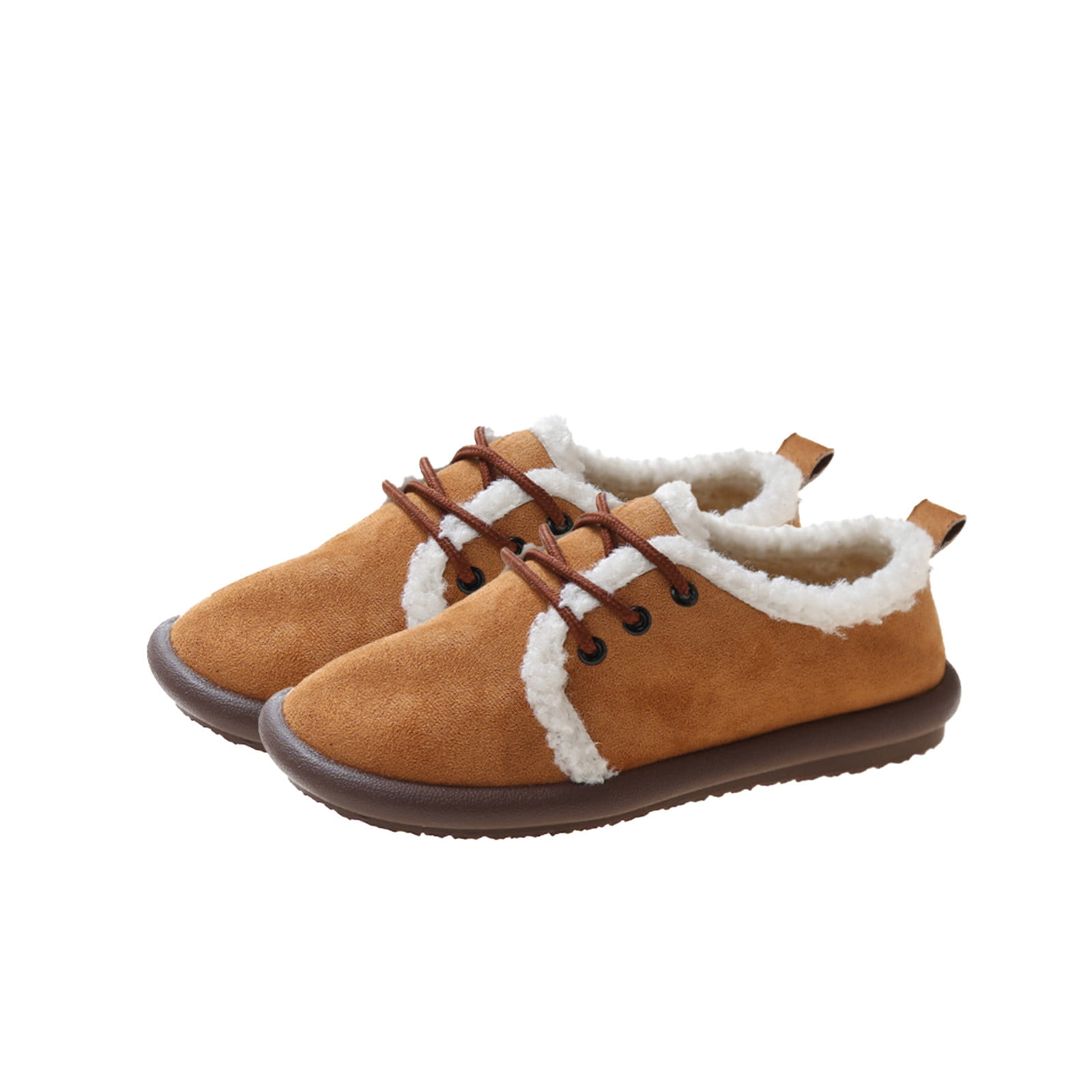 Lovskoo 2024 Moccasin Slippers Thickened Foot Wrapped Winter Home ...