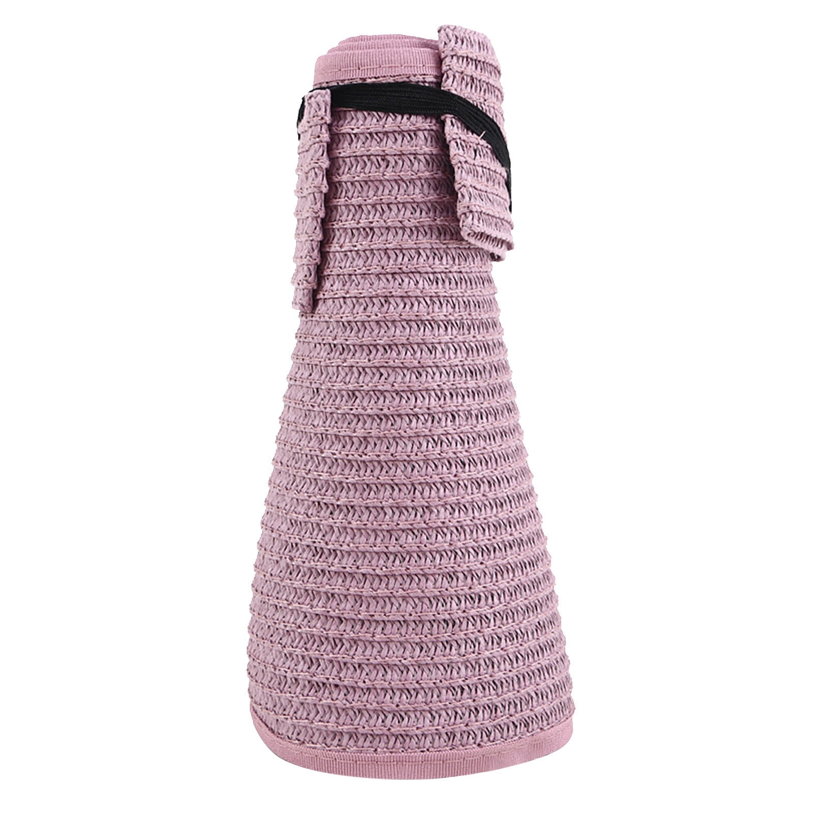 Lovskoo 2024 Sun Hats for Women Wide Brim Straw Sun Visor Hat Foldable ...