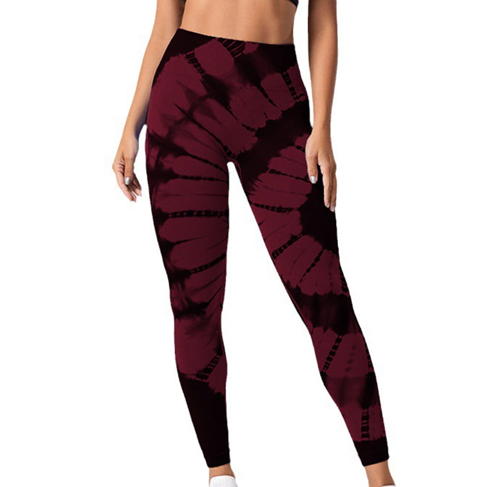 Lovskoo 2024 Tie Dye Seamless Leggings for Women High Waist Yoga Pants, Scrunch Butt Lifting ...