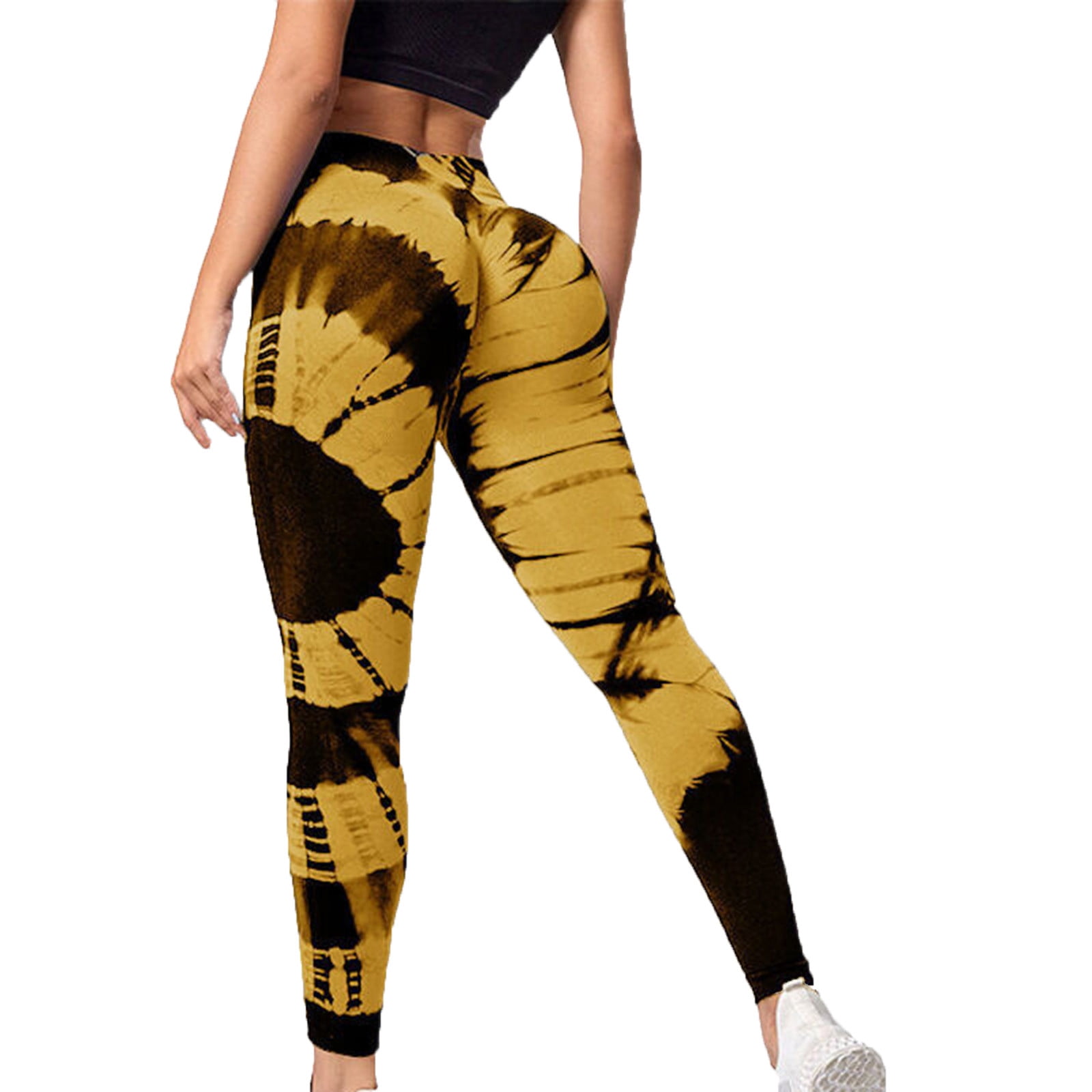 Lovskoo 2024 Tie Dye Seamless Leggings for Women High Waist Yoga Pants, Scrunch Butt Lifting ...