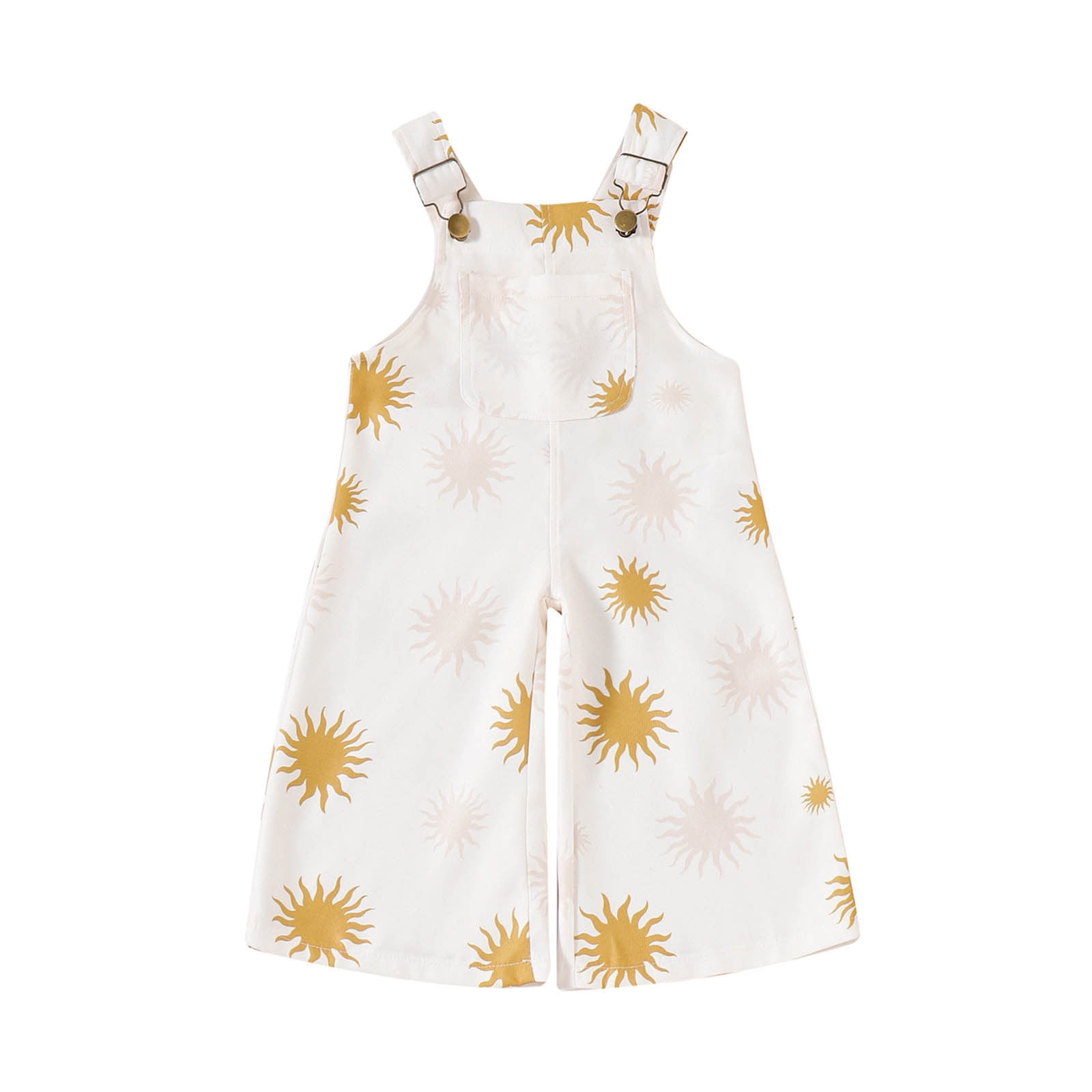 Zwiiyzr 2025 Toddler Girls Summer Romper Floral Jumpsuits Baby Clothes ...
