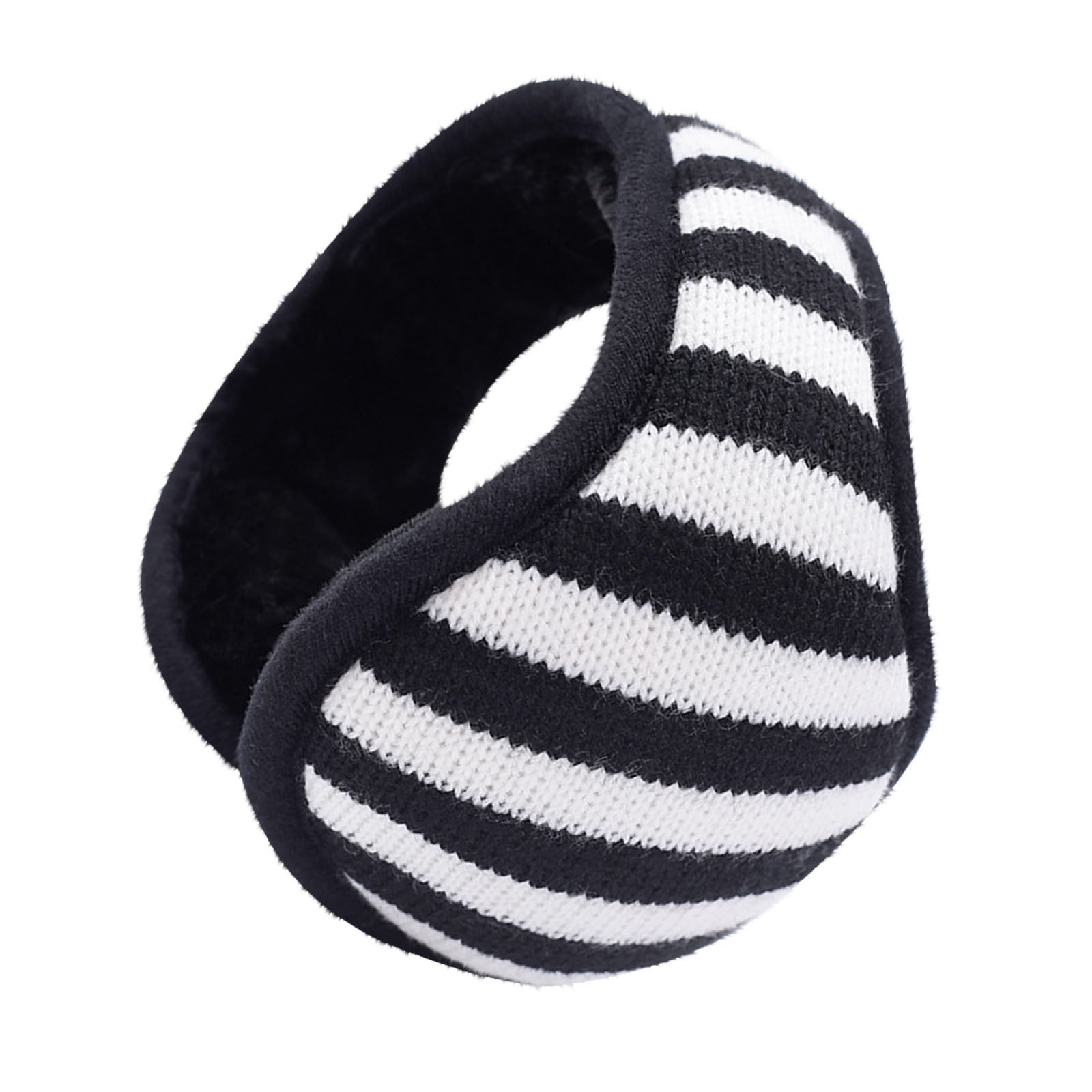 Lovskoo Man's Winter Earmuffs Foldable Color Blocked Fleece Ear Warmer ...