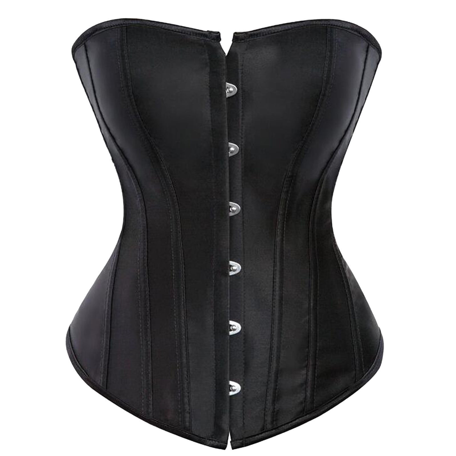 Lovskoo 2024 Women's Plus Size Renaissance Corset Lace Up Boned ...
