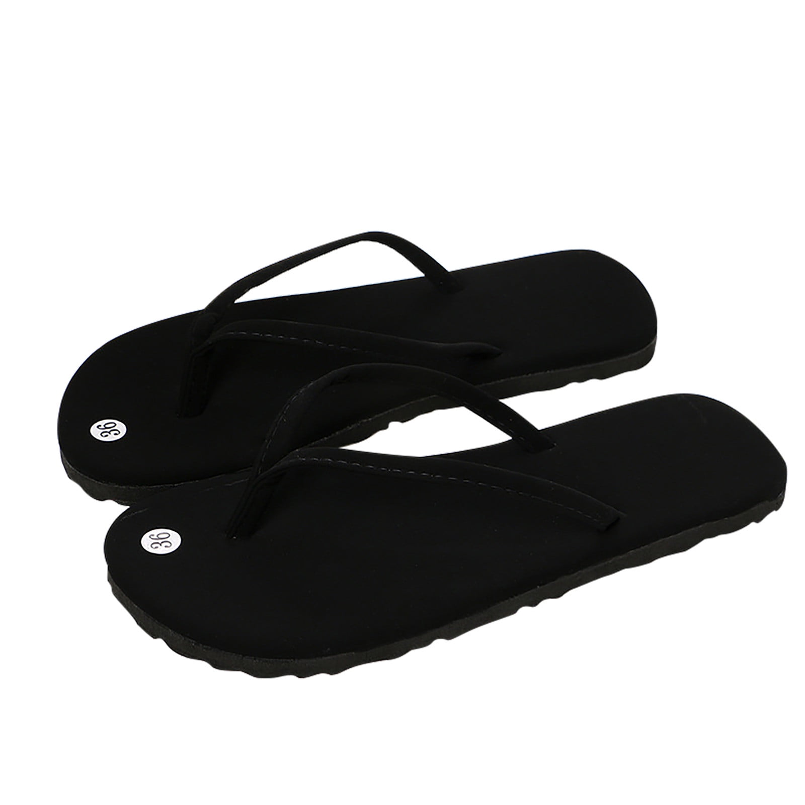 Lovskoo 2024 Women's Slippers Summer Open Toe Flip-Flops Trendy Flat ...