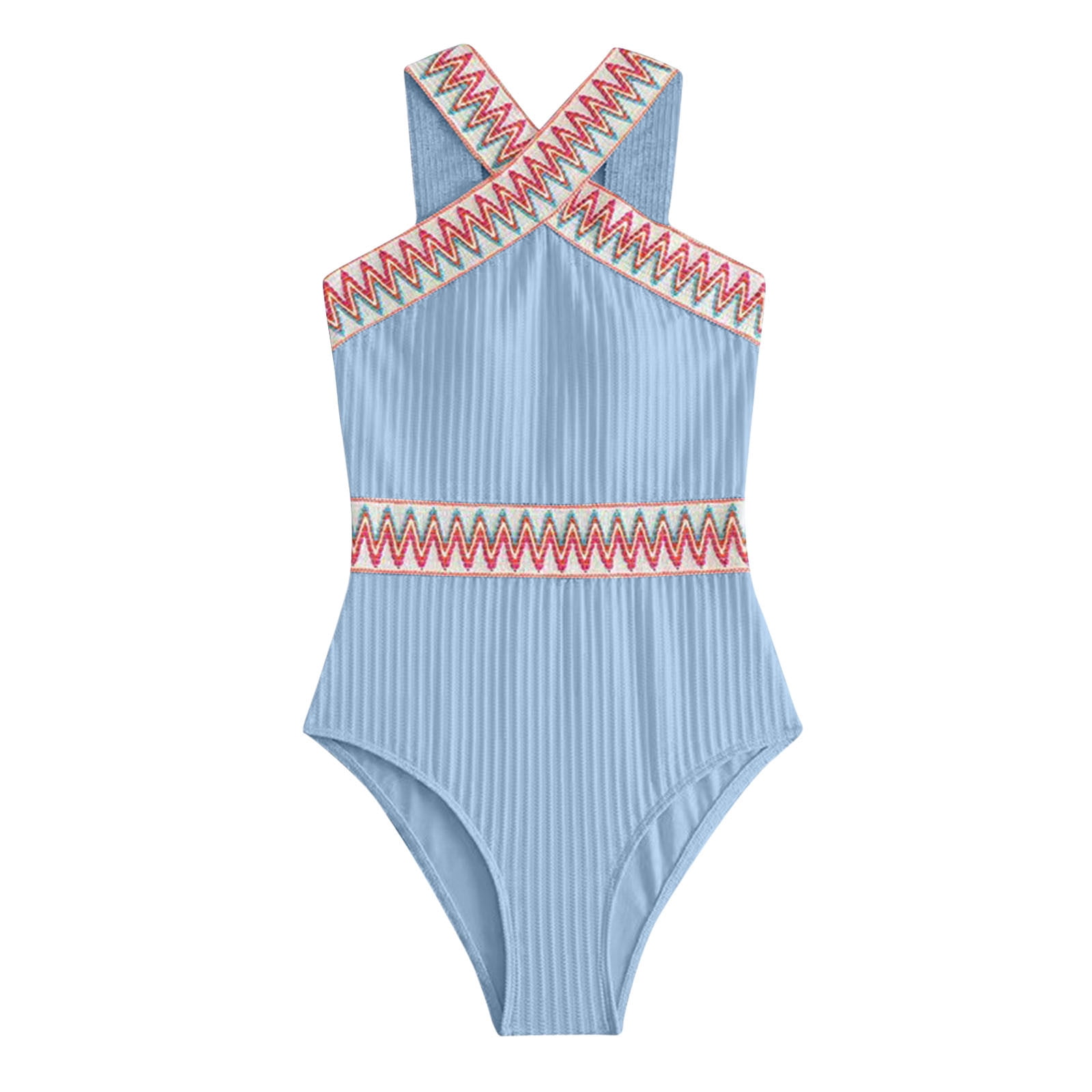 Lovskoo 2024 Women's Swimwear & Clothing Criss Coss Neck One Piece Swim ...