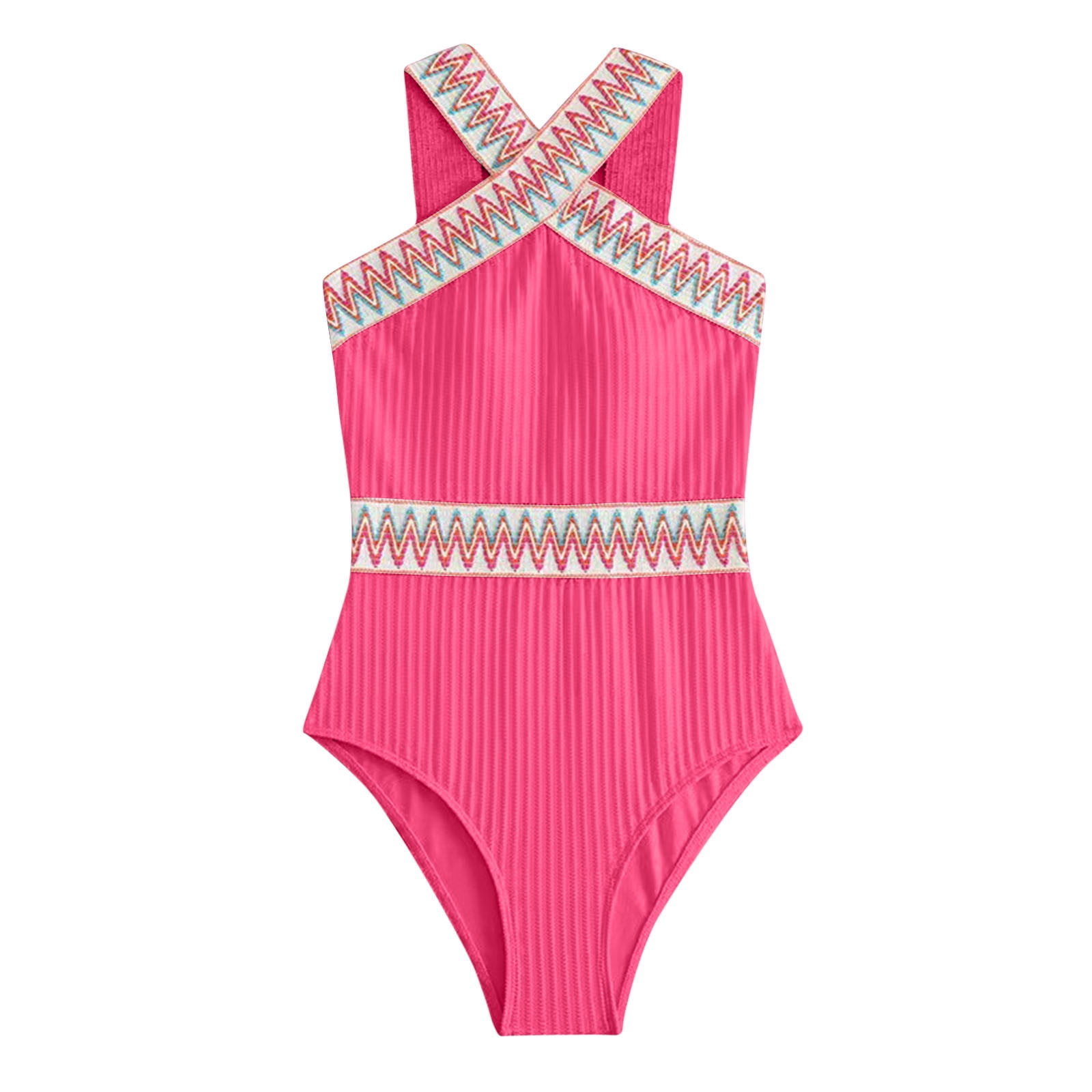 Lovskoo 2024 Women's Swimwear & Clothing Criss Coss Neck One Piece Swim ...