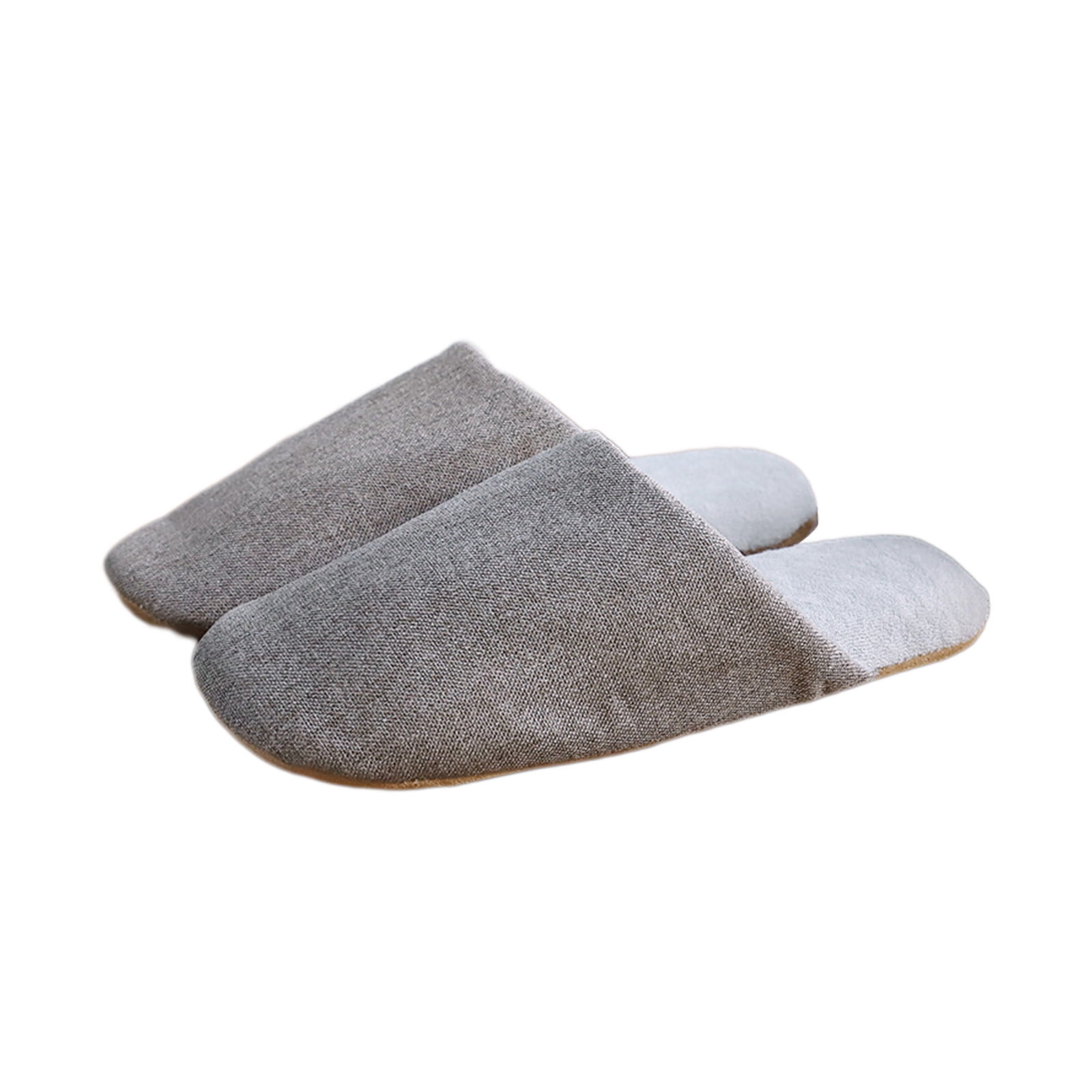 Lovskoo 2024 Womens Mute Lightweight Cotton Slippers Indoor Slip On ...