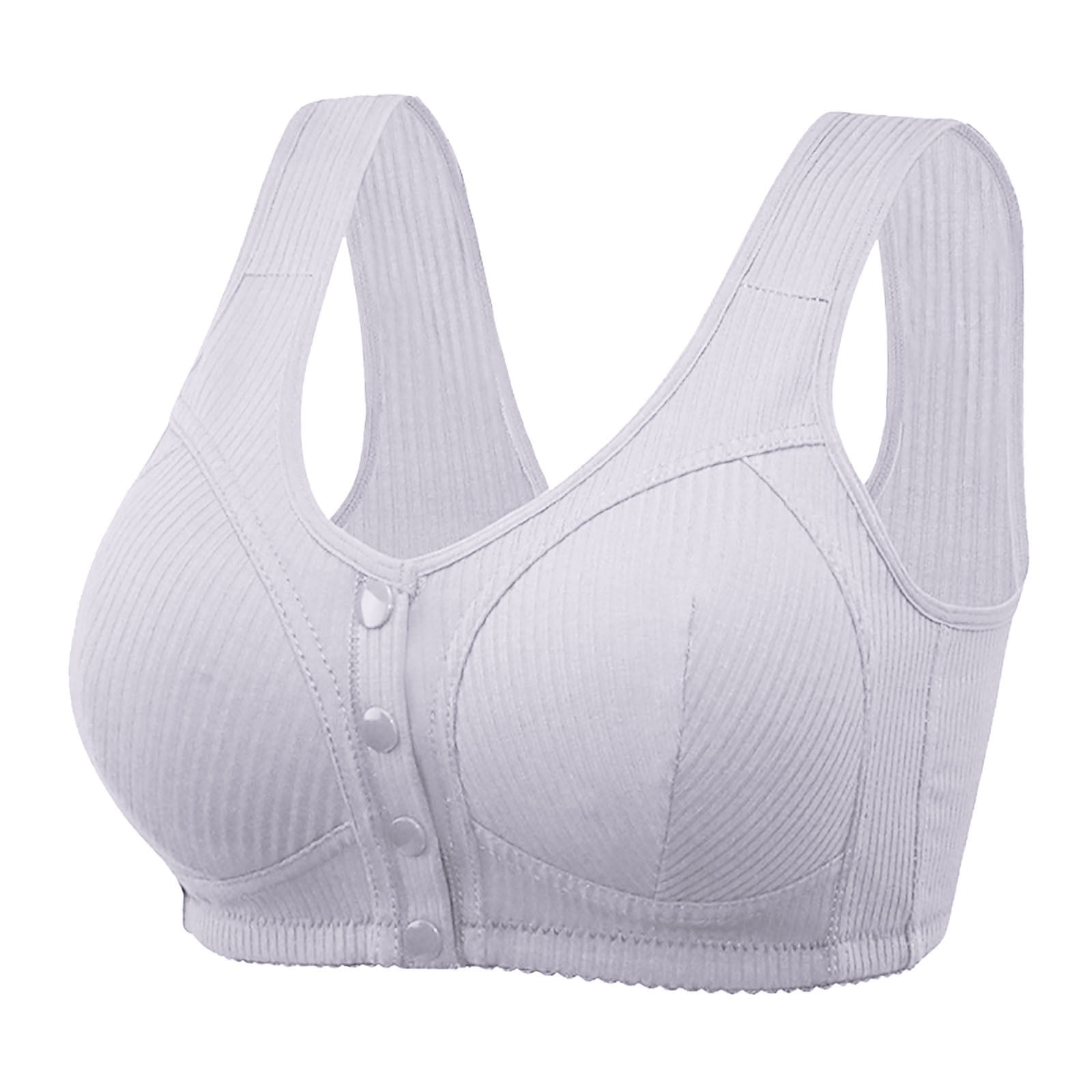 Lovskoo Women's Plus Size Bra Lace Full Coverage Front Closure Posture ...