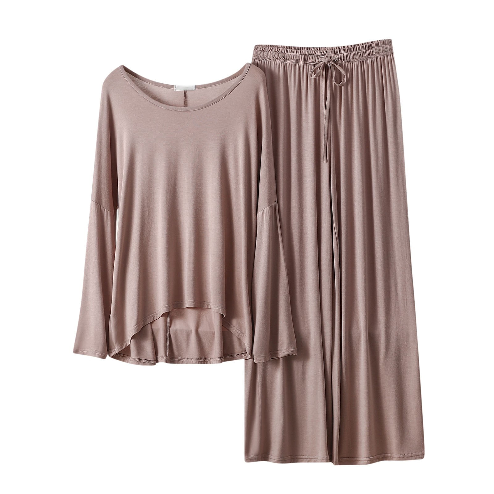 Lovskoo 2024 Womens Silk Satin Pajamas Set Button Down 2 Piece Pajamas ...