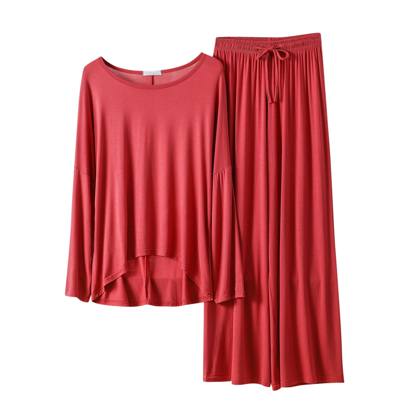 Lovskoo 2024 Womens Silk Satin Pajamas Set Button Down 2 Piece Pajamas ...
