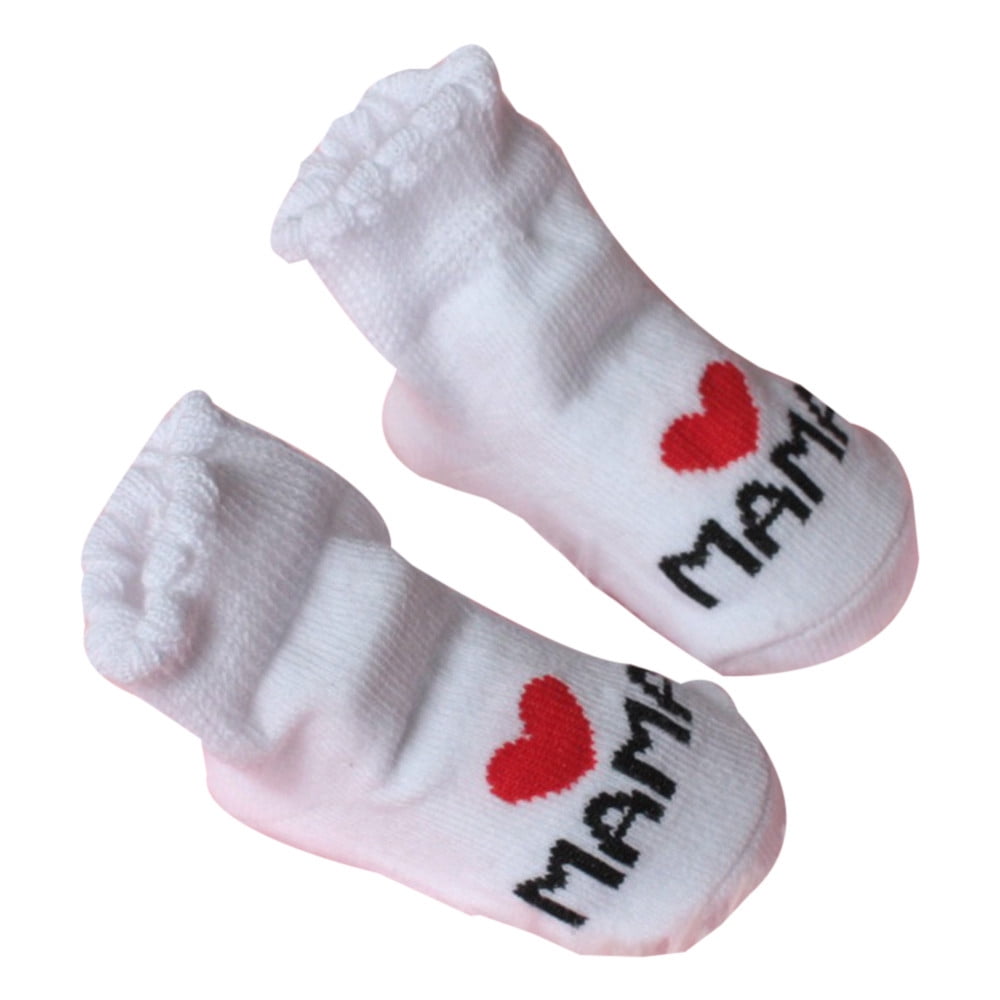 Zwiiyzr 2025 Baby Infant Boy Girl Dress Socks 0-6 Months Newborn Non ...
