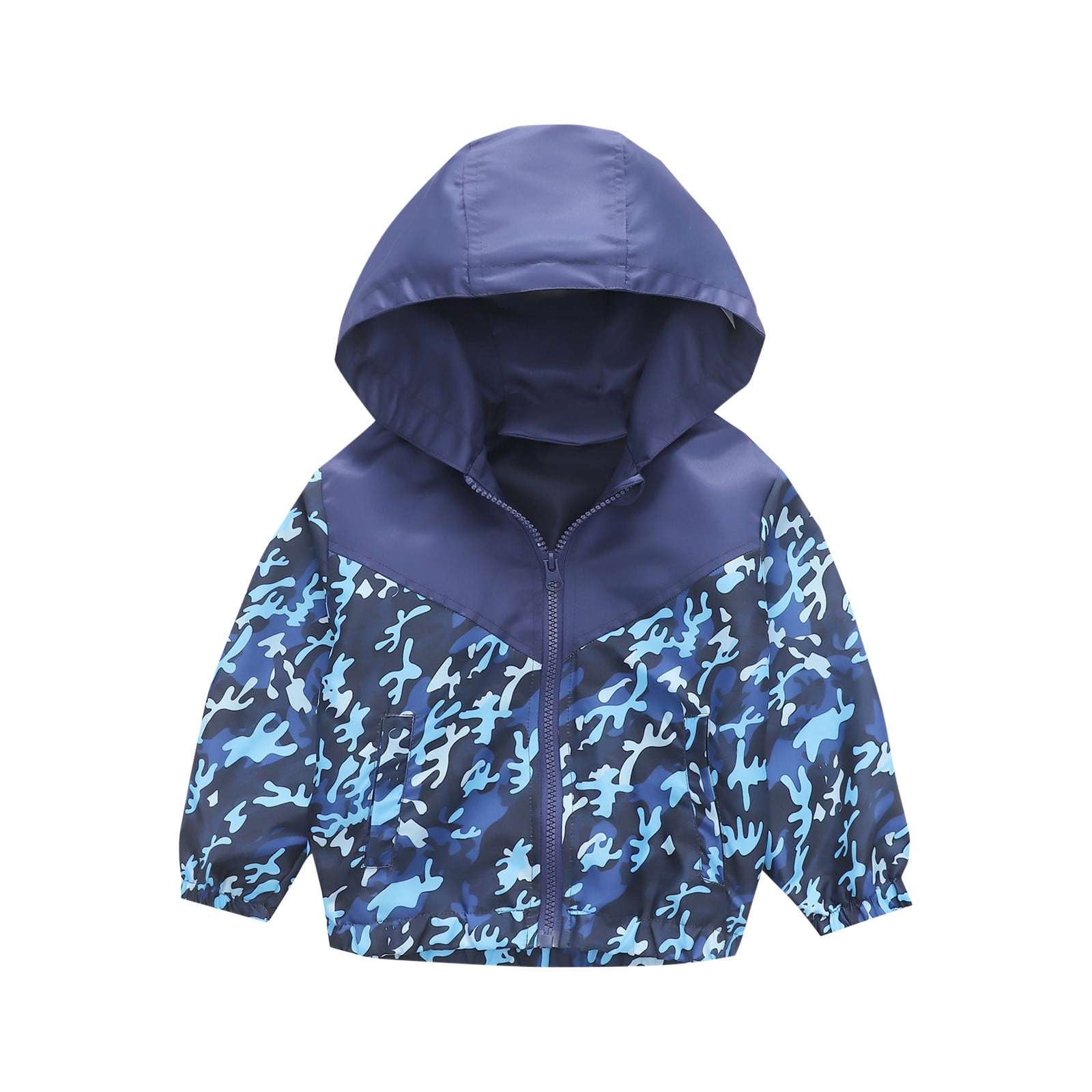 Zwiiyzr 2025 Baby Windbreaker Jacket Toddler Kids Boys Girls Windproof ...