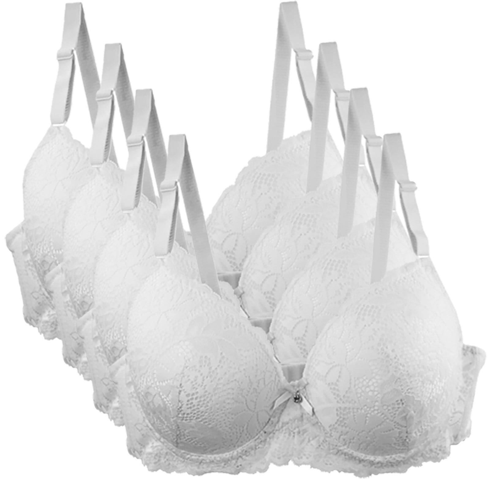 Lovskoo Bra For Women Seamless Lace Sports Comfortable Breathable ...