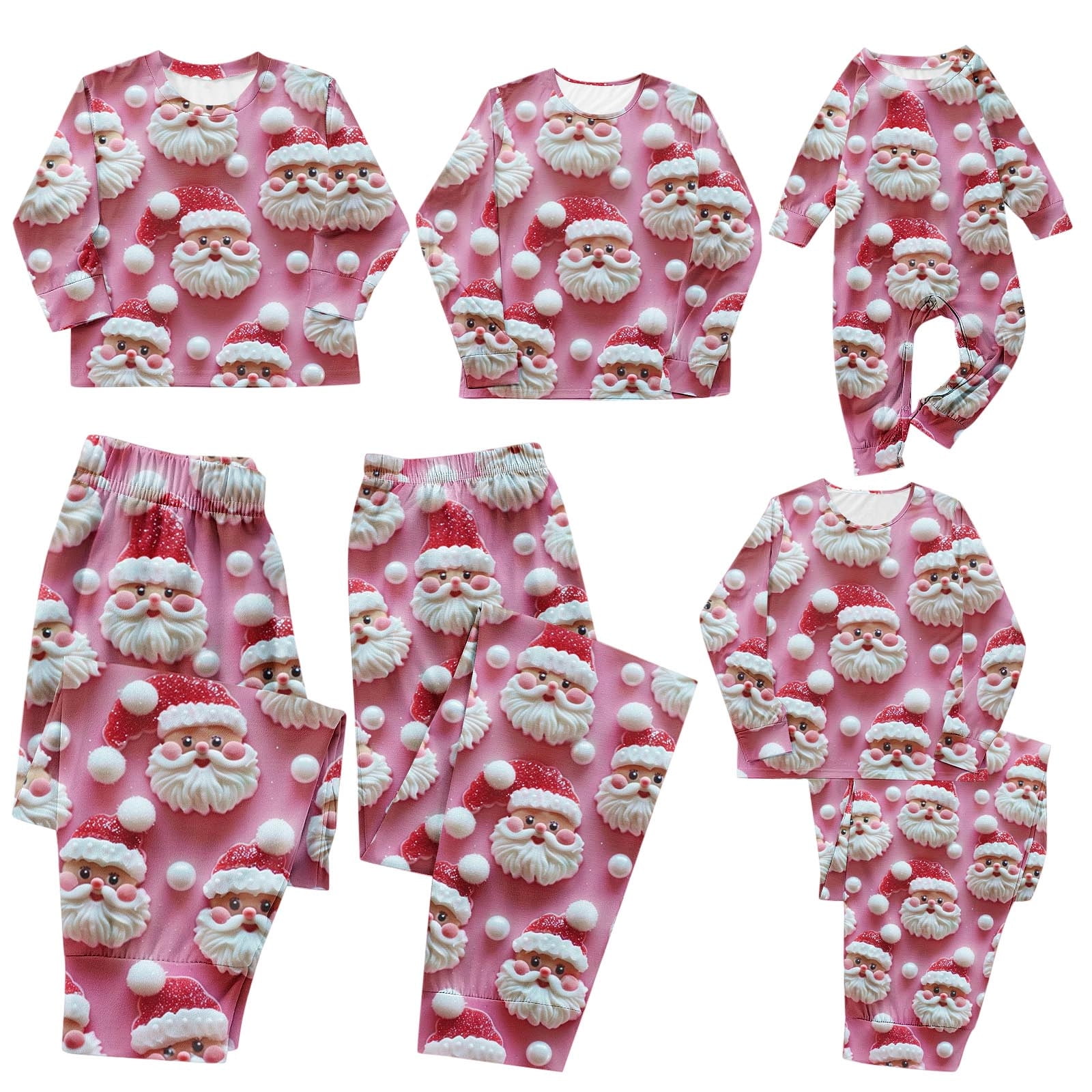 Rohuuque Christmas Matching Family Pajamas Sets for Baby Parent-Child ...
