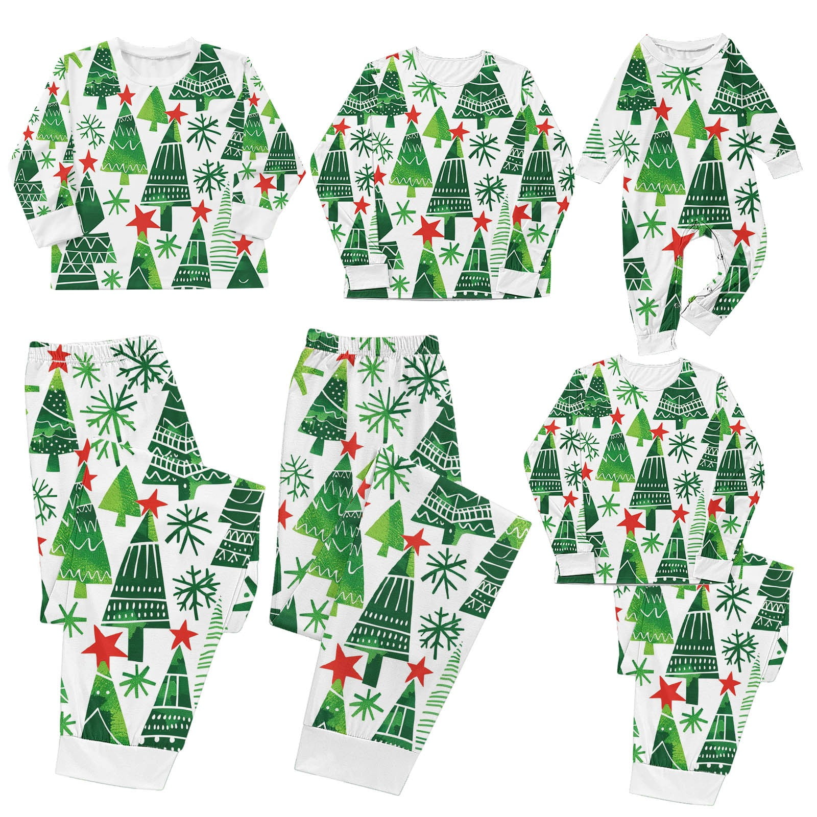 Lovskoo Christmas Pajamas for Family for Kids Parent-Child Christmas ...
