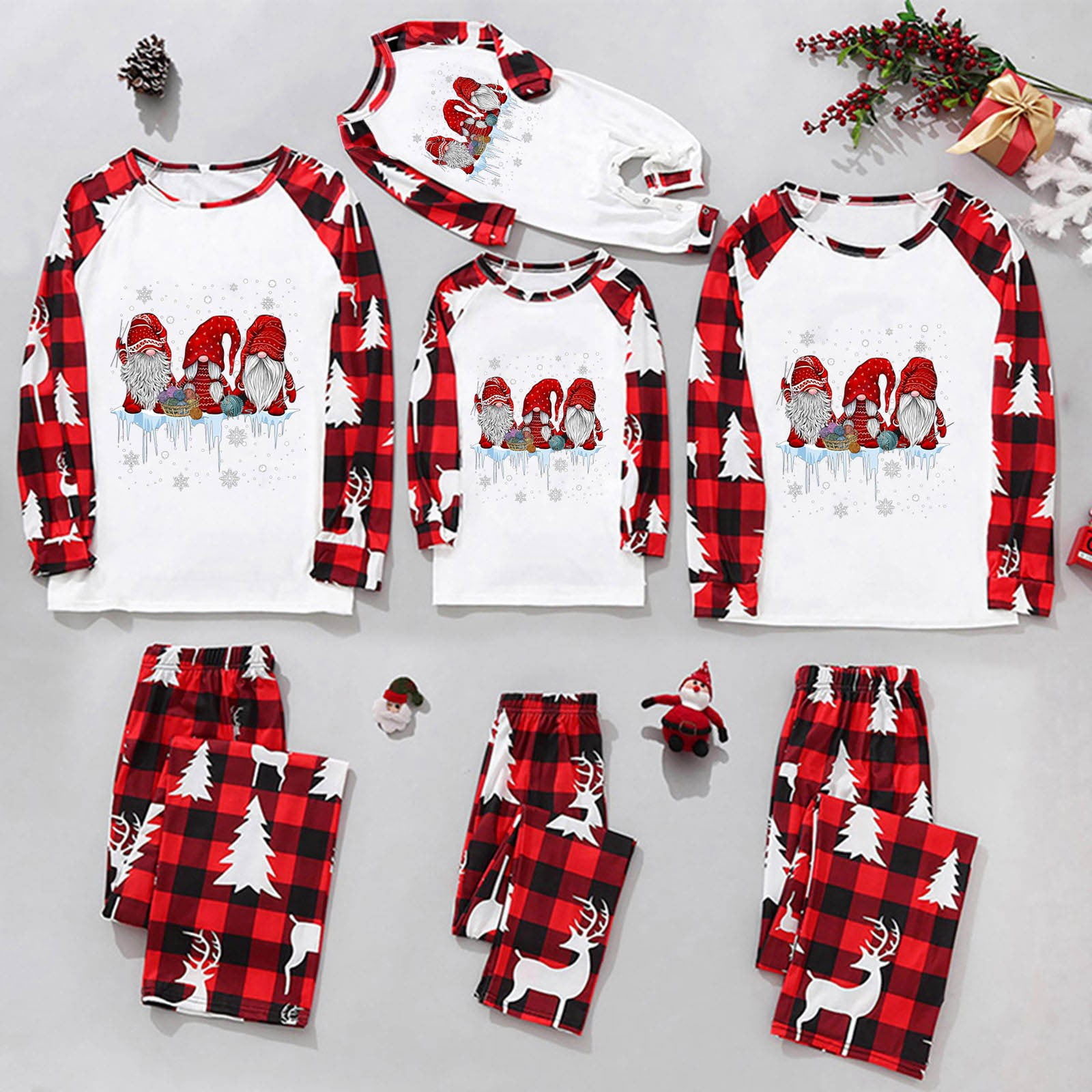 Lovskoo Family Matching Sets Christmas Jammies for Mom Christmas Women ...