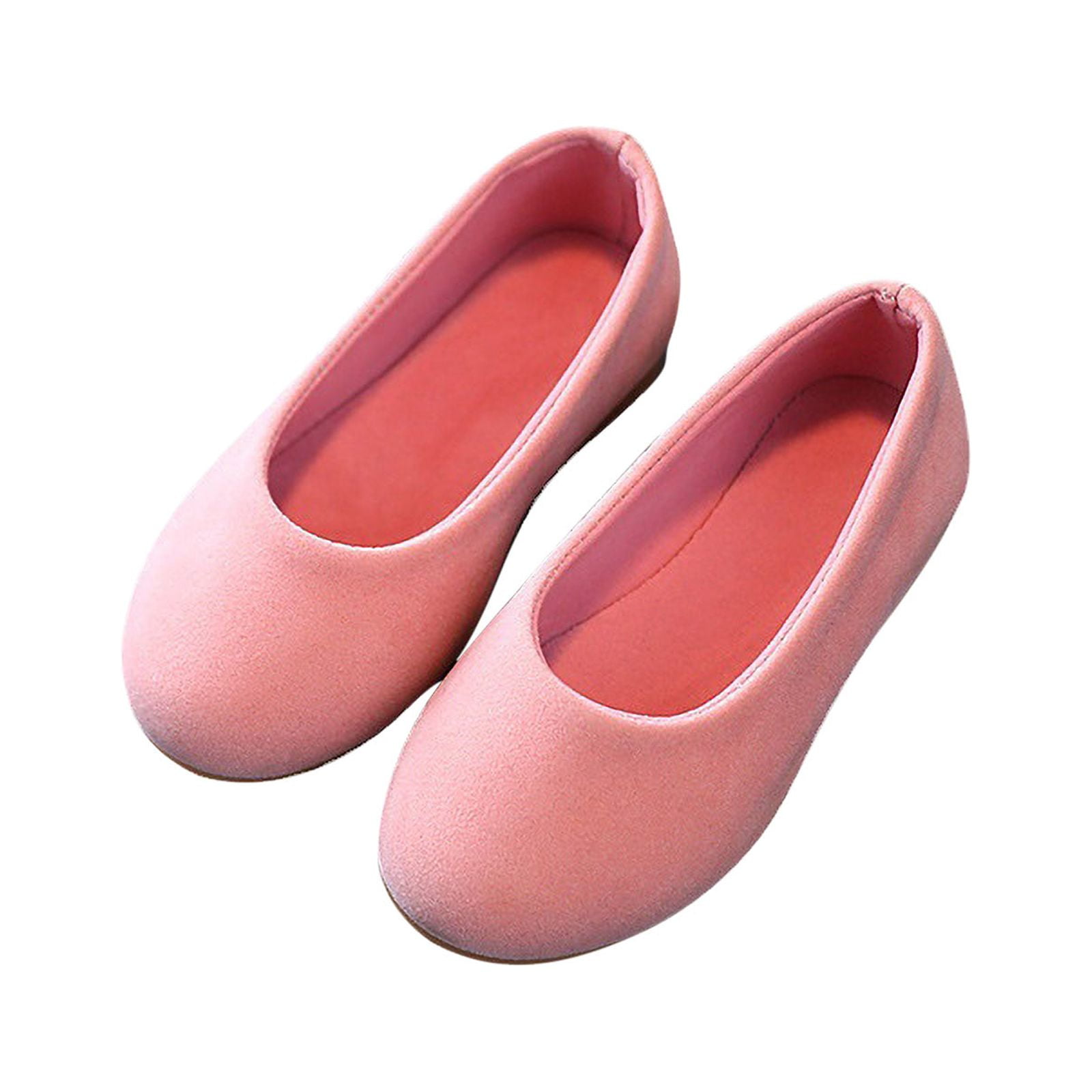 Zwiiyzr Girls Dress Shoes Slip On Ballerina Flats Fall Children's ...