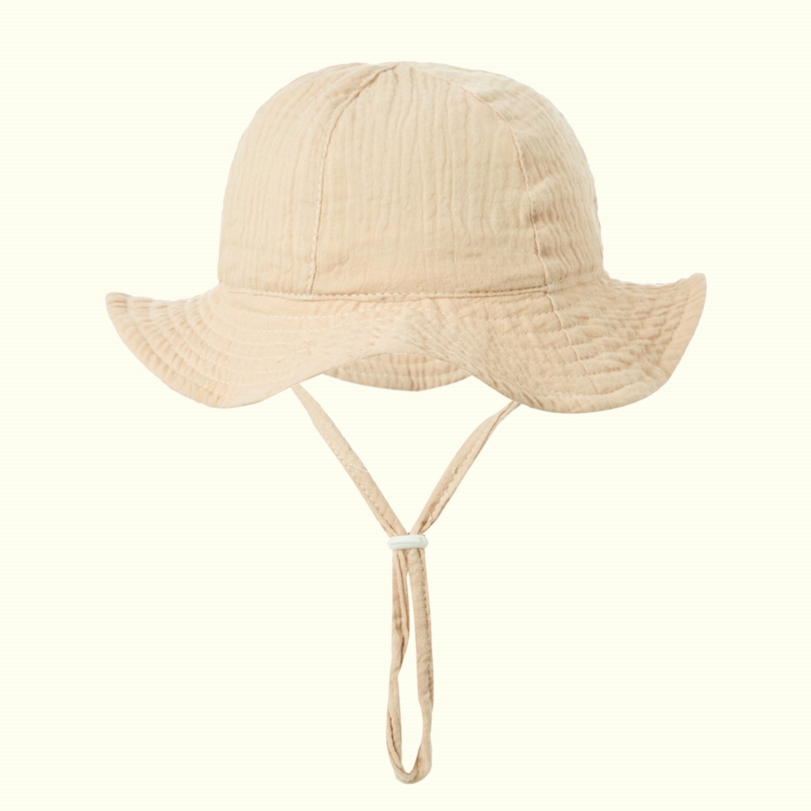 Lovskoo Infant Bucket Hat, Wide Brim Baby Sun Hat, Lightweight ...