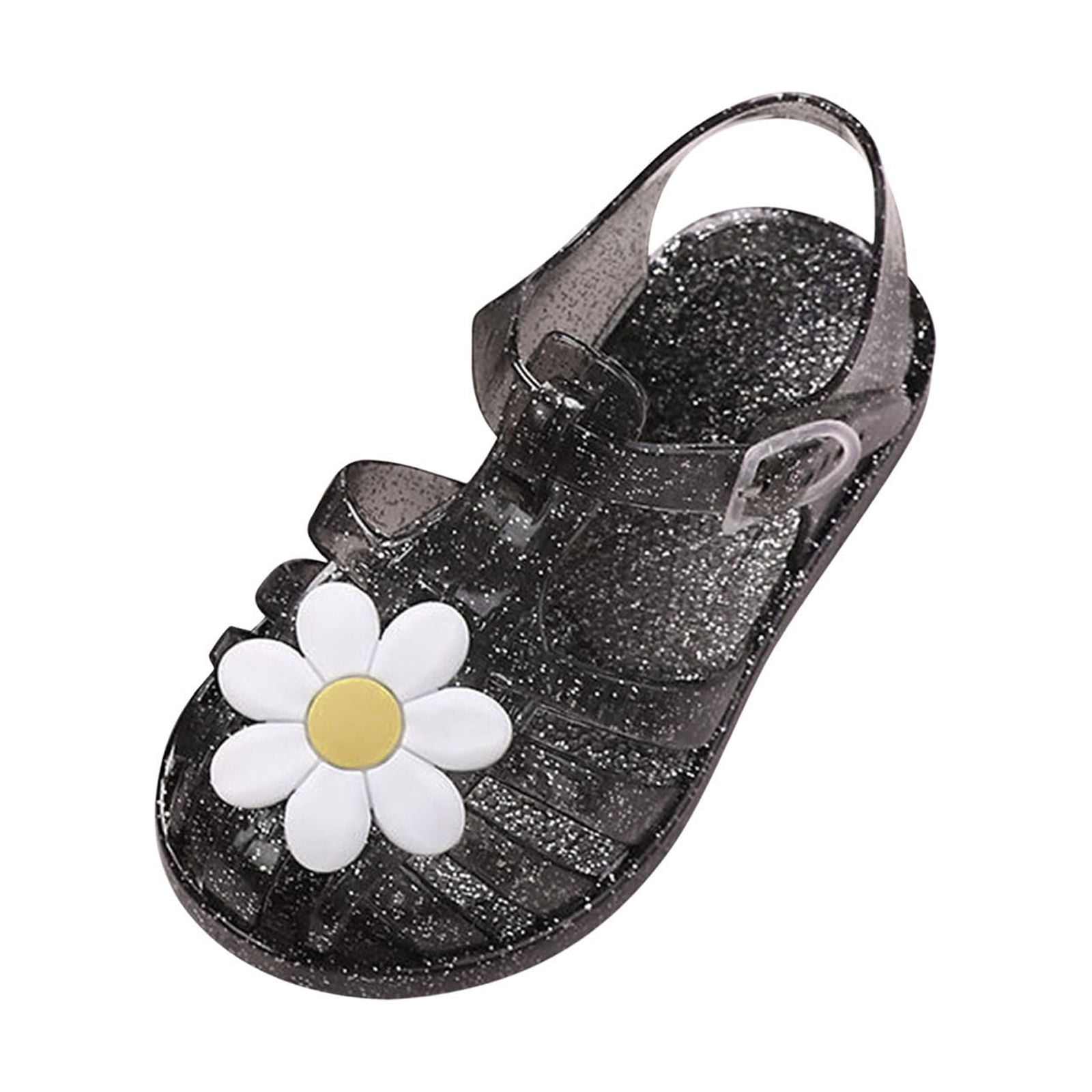 Zwiiyzr Little Girls Jelly Sandal for 7-8 Years Old Hollow Out Non-slip ...