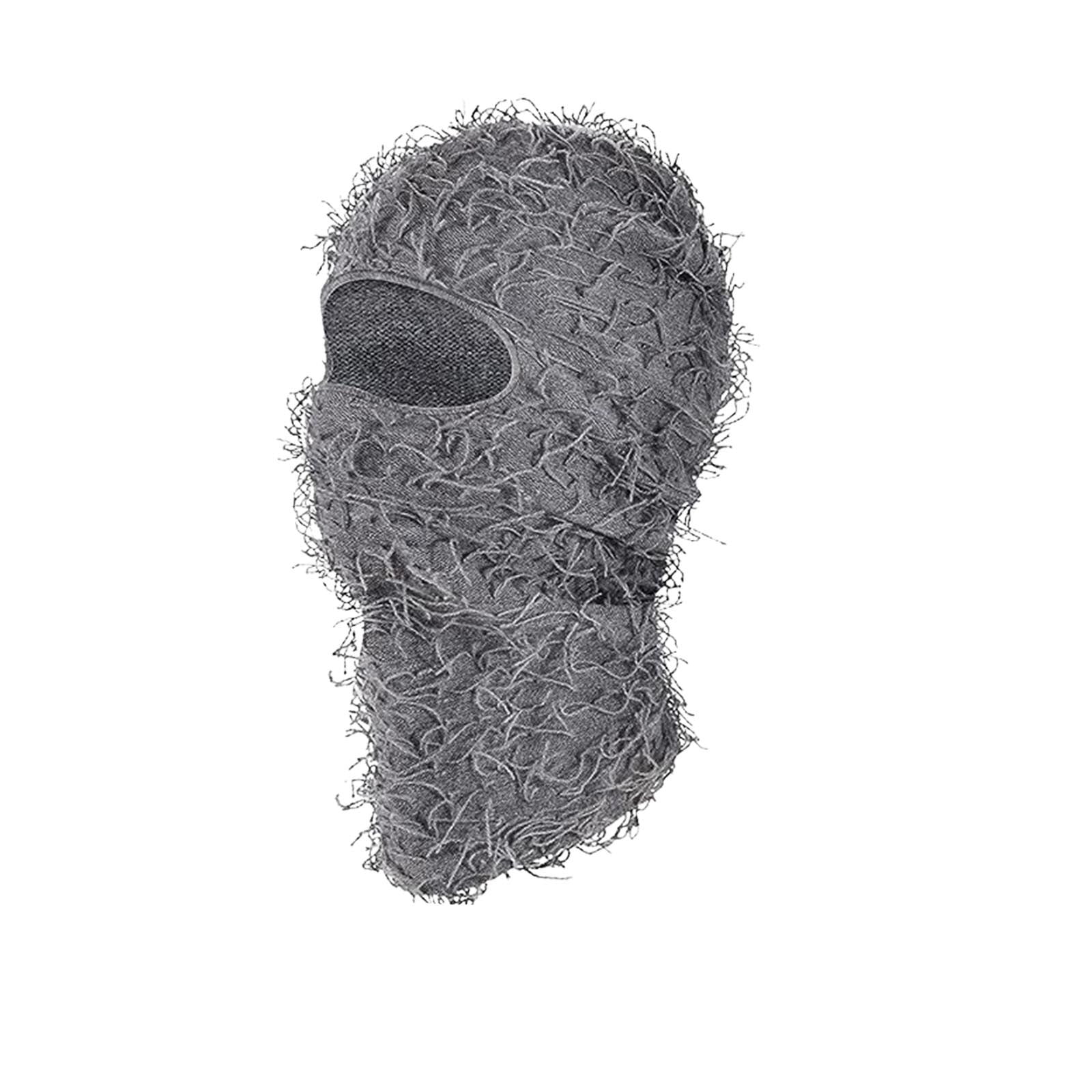 Lovskoo Men Outdoor Beanie Sports Velvet Fleece Warm Head Cover Face ...