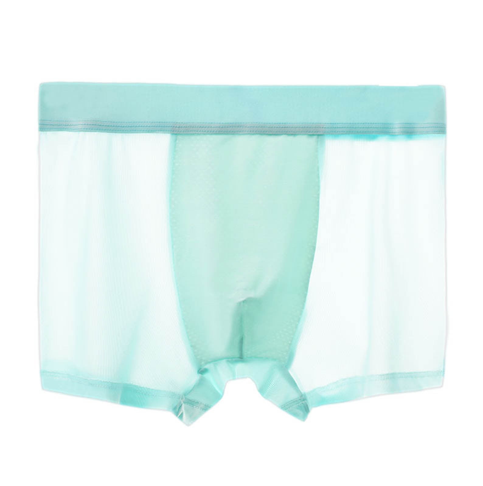 Lovskoo Men's 2024 Underwear Boxer Briefs Ice Silk Thin Style Seamless ...