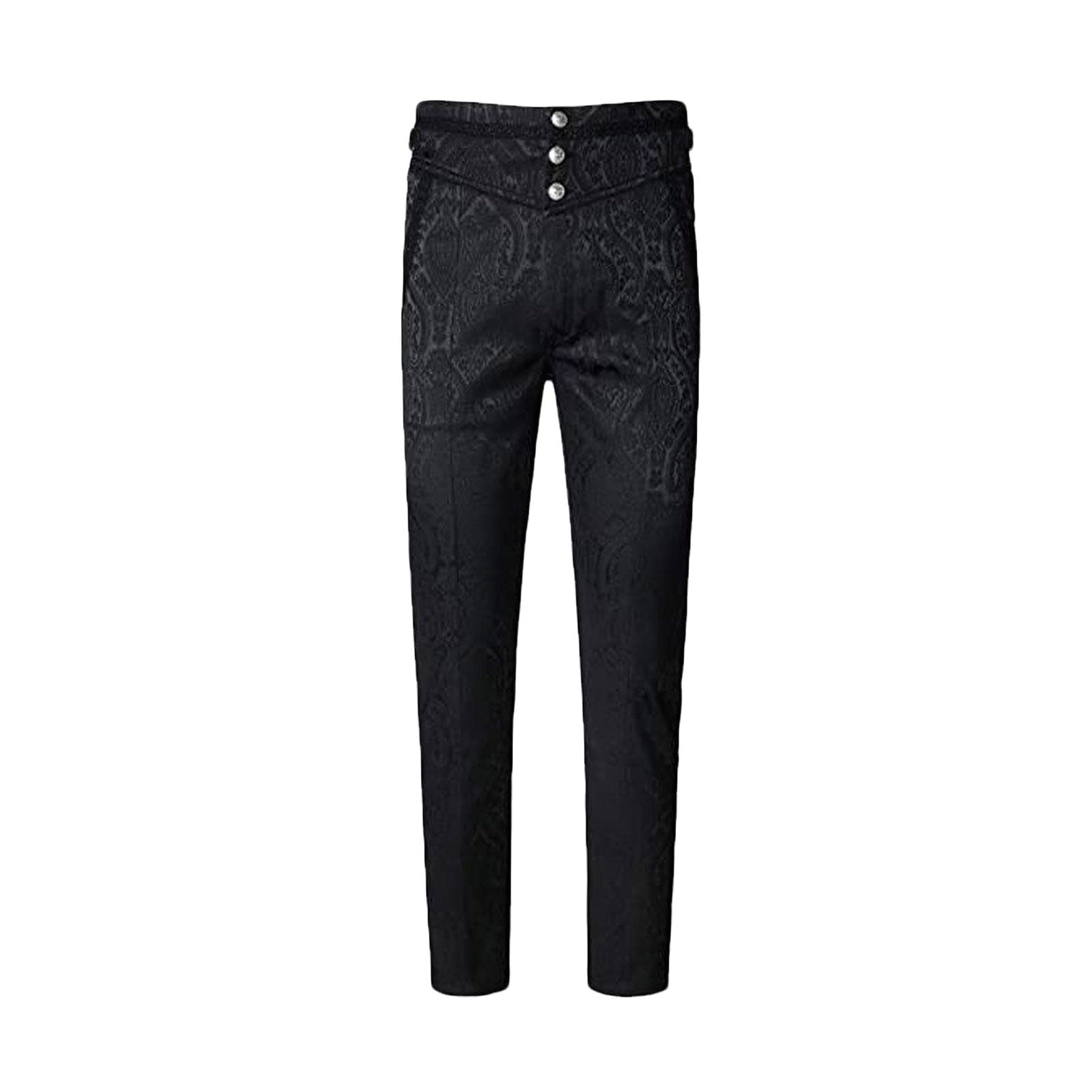Lovskoo Men's Gothic Pants Medieval Steampunk Retro Stage Performance ...