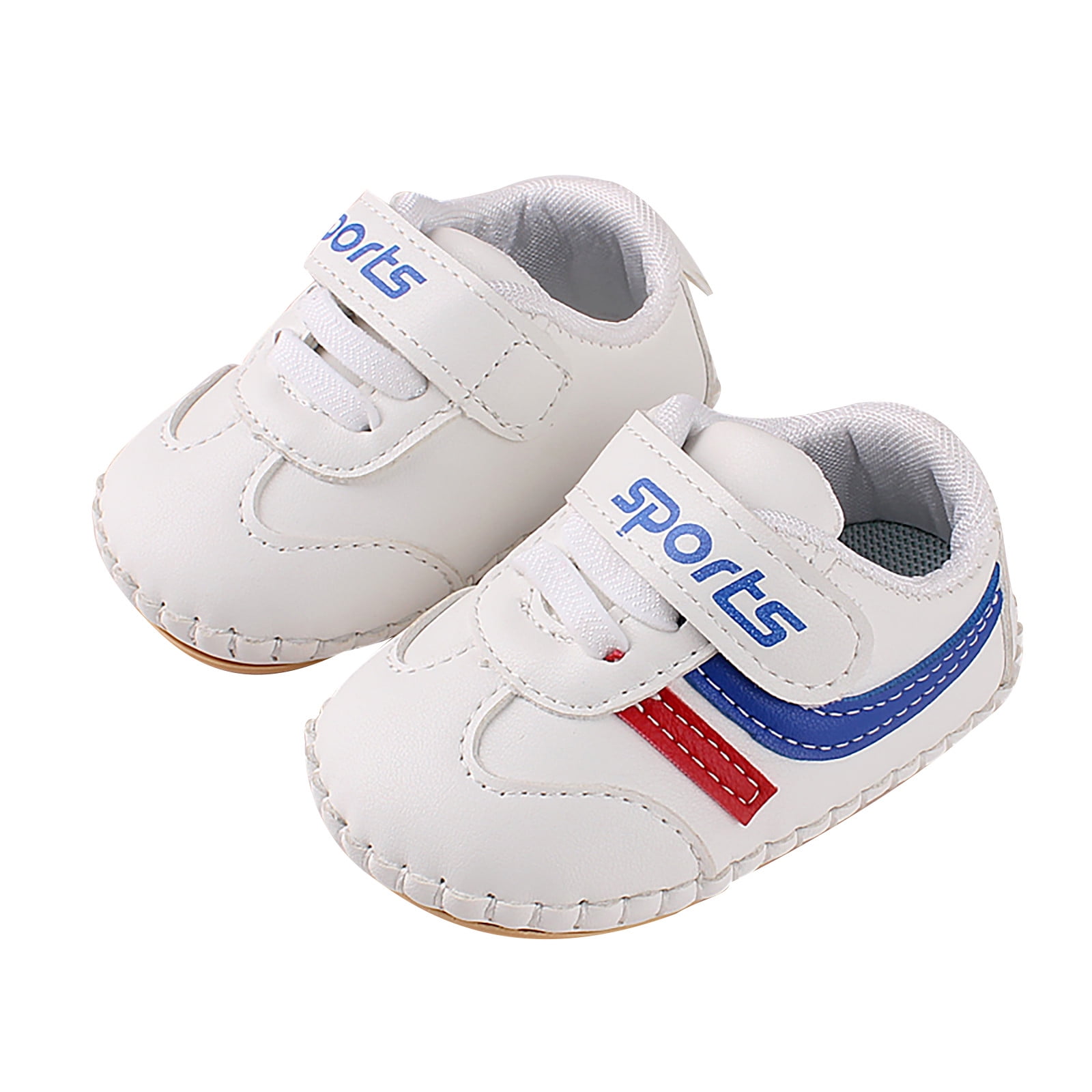 Zwiiyzr Unisex Baby First Walking Shoes 6-24 Months Infant Sneakers Boys Girls Activewear Soft ...