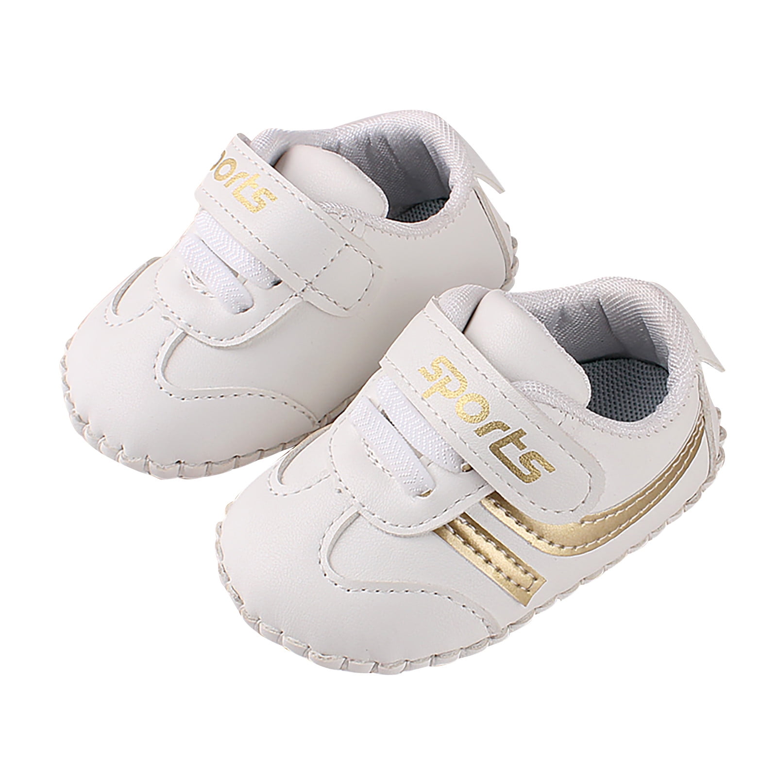 Zwiiyzr Unisex Baby First Walking Shoes 6-24 Months Infant Sneakers Boys Girls Activewear Soft ...