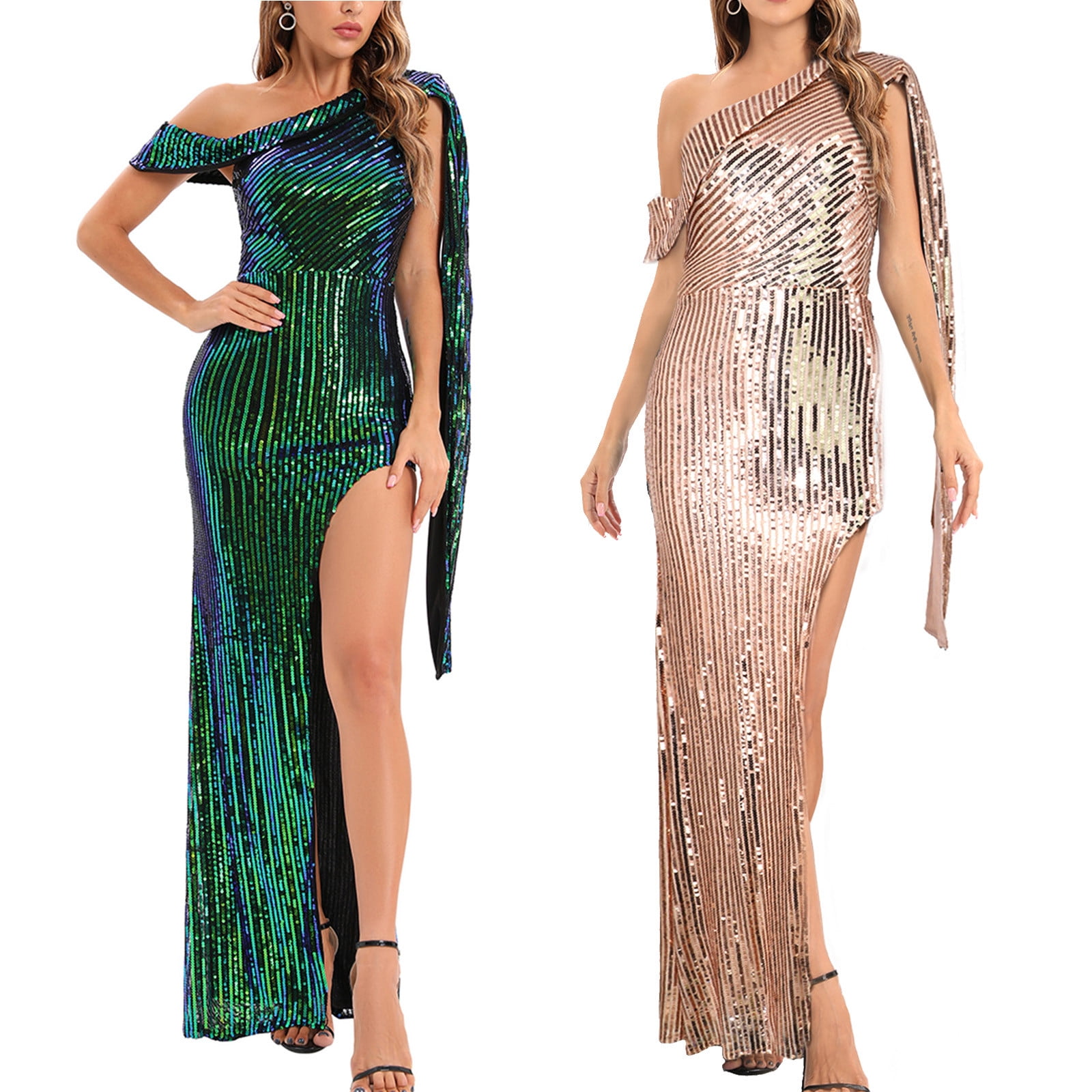 Lovskoo Wedding Guest Dresses for Women Evening Gown Trendy Half ...