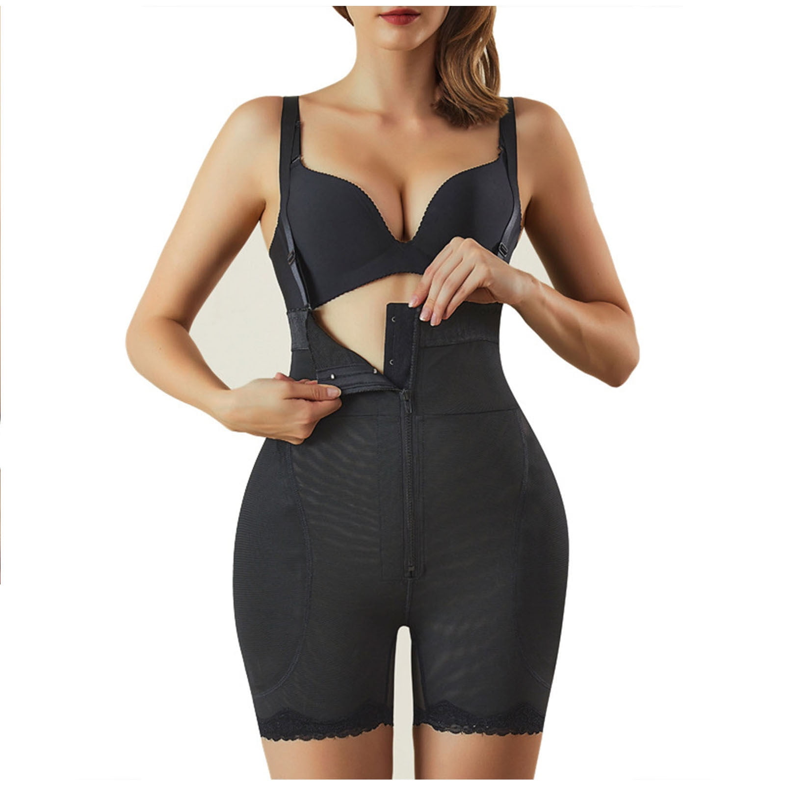 Lovskoo Womens 2024 High Waisted Body Shaper Shorts Shapewear Plus