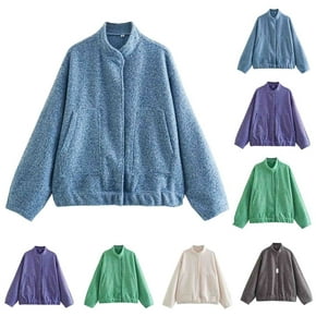 Snap Front Sweatshirt Cardigan