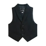 Lovzfmll Kids Teens Boys Blazer Vest, Open Front with Button, Formal ...
