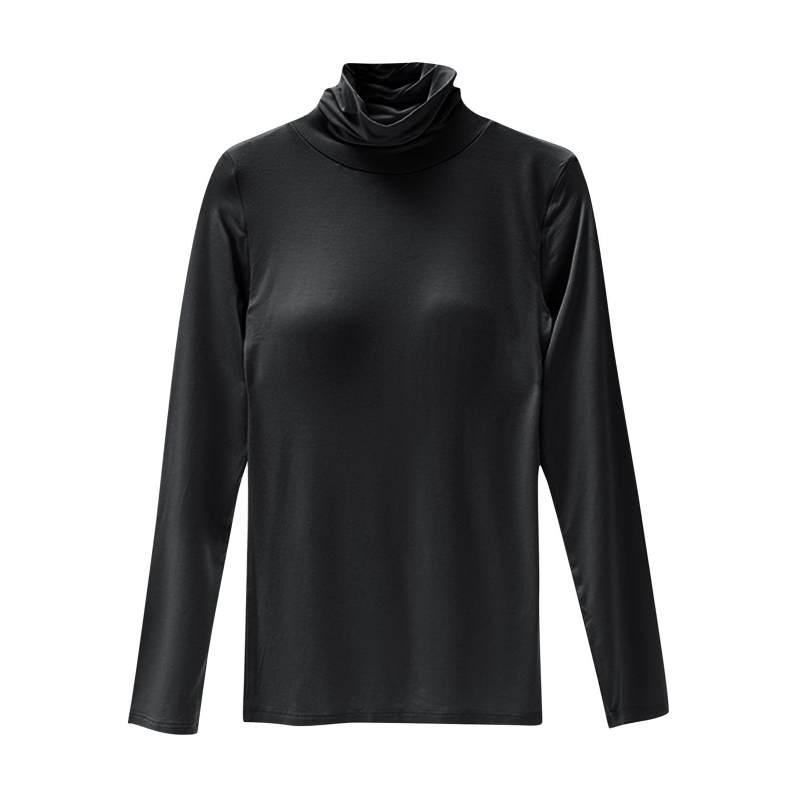 Lovzfmll Long Sleeve Shirts for Women, Cotton Cozy Tops with Built-In ...