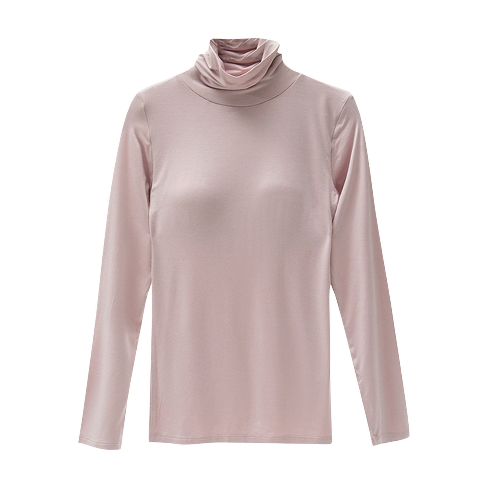 Lovzfmll Long Sleeve Shirts for Women, Cotton Cozy Tops with Built-In ...