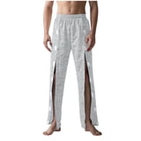 Lovzfmll Men's Post Surgery Pants, Recovery Hospital Pants for Broken ...