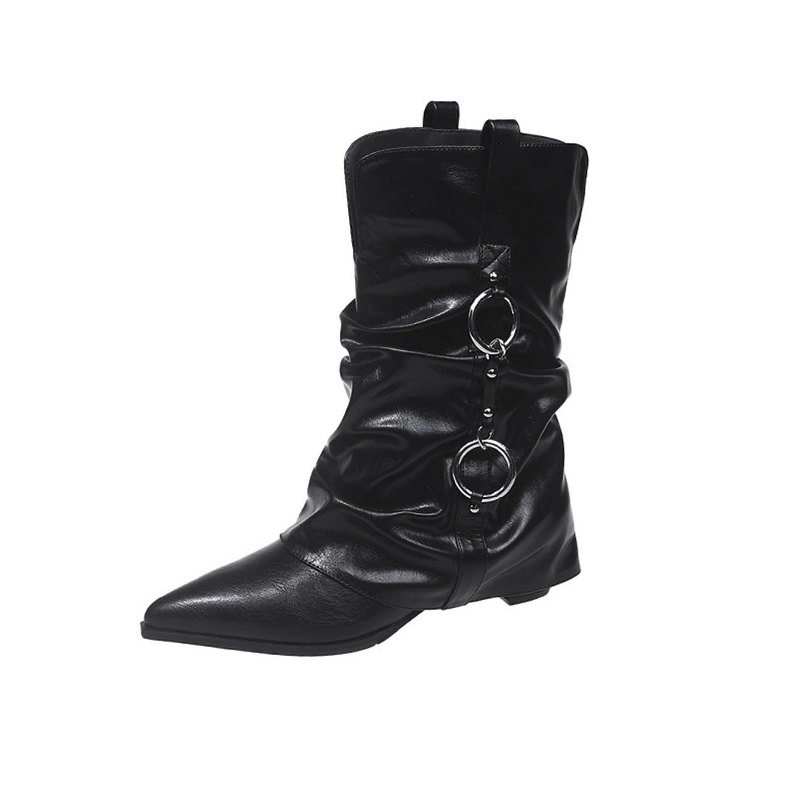 Lovzfmll Wide Calf Boots for Women, Pointed Toe Knee High High Heel ...