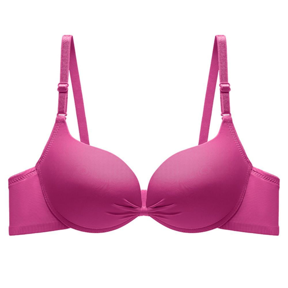 Lovzfmll Women's Low Back Bra Wirefree Seamless Bras Push Up Backless ...