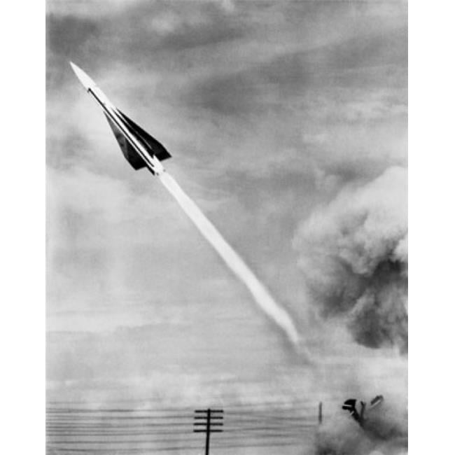 Low Angle View of a Missile Taking Off Hawk Guided Missile White Sands ...