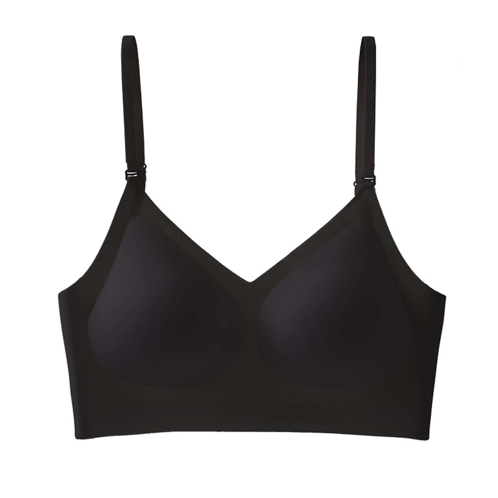 Low Back Bra For Women Wirefree Seamless Bra Backless Multiway Straps Convertible Halter Bra