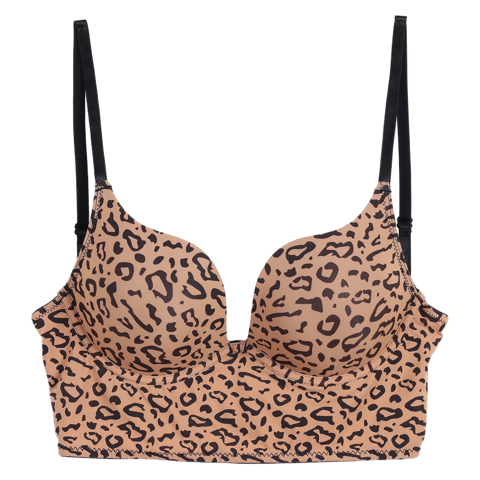 Low Back Bras For Women Push Up Deep V Neck Backless Bra Sexy Spaghetti Strap Seamless Bra Soft