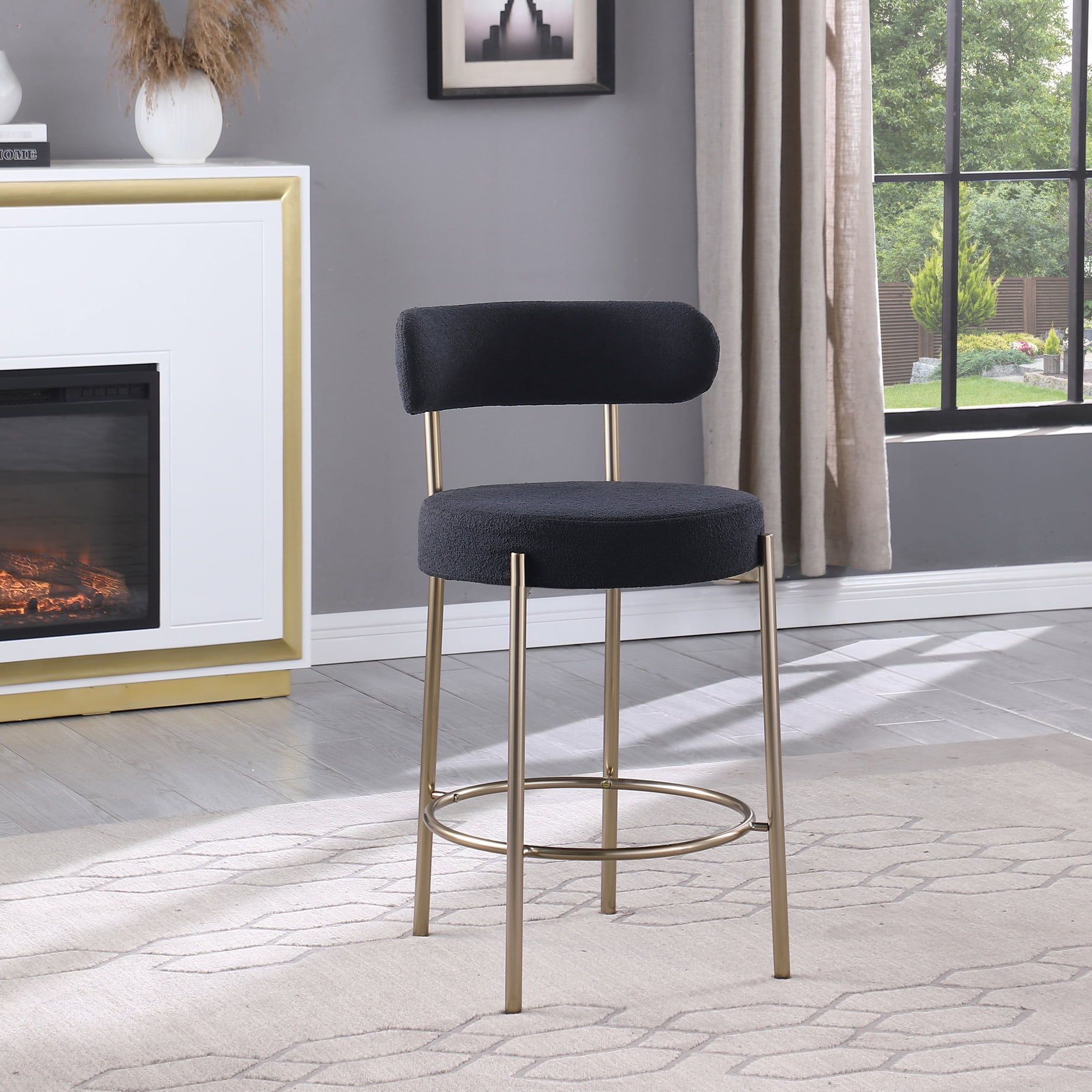 Low Back Stools / Comfortable Seating, Stylish Design, Metal Material ...