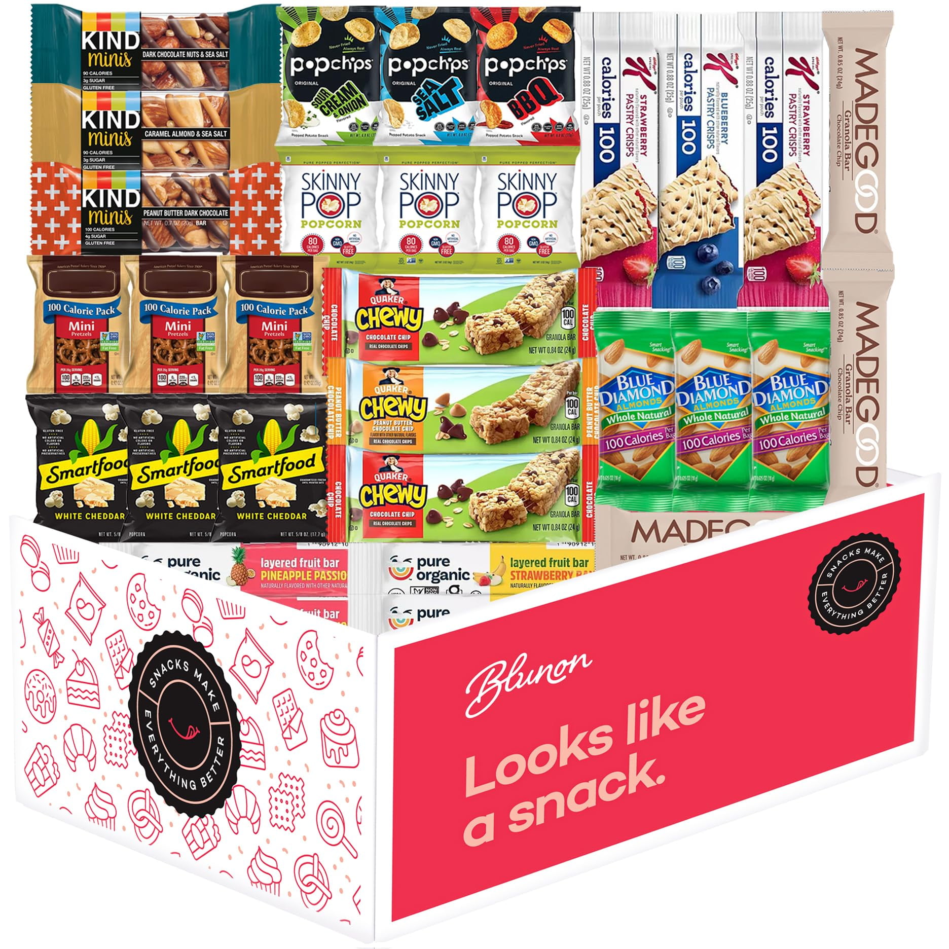 Low Calorie Snacks Variety DPF11 Pack - 100 Calorie Snack Packs ...