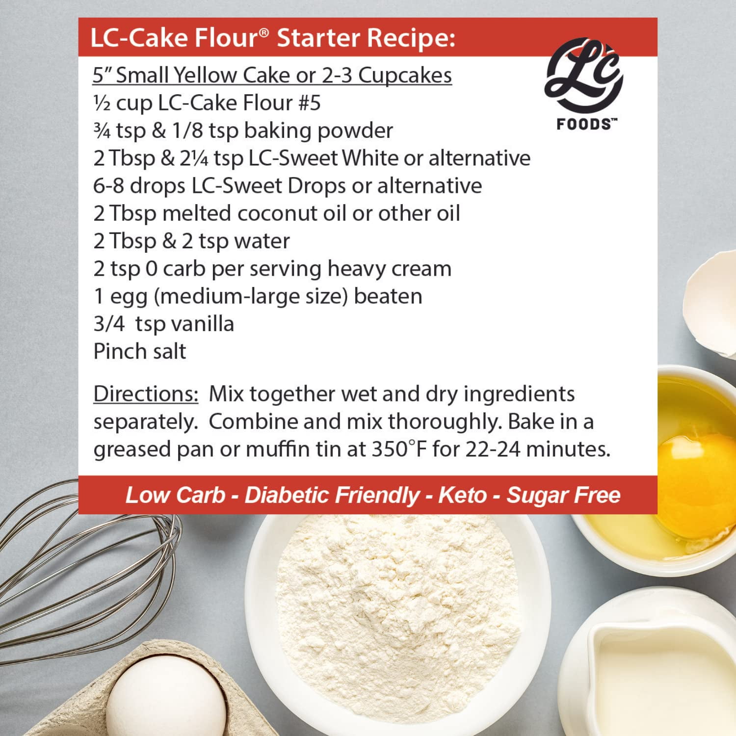 Low Carb Cake Flour | Yellow Cake | 100% All Natural Ingredients |Best ...