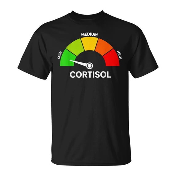 Low Cortisol Levels Meme TShirt - Walmart.com