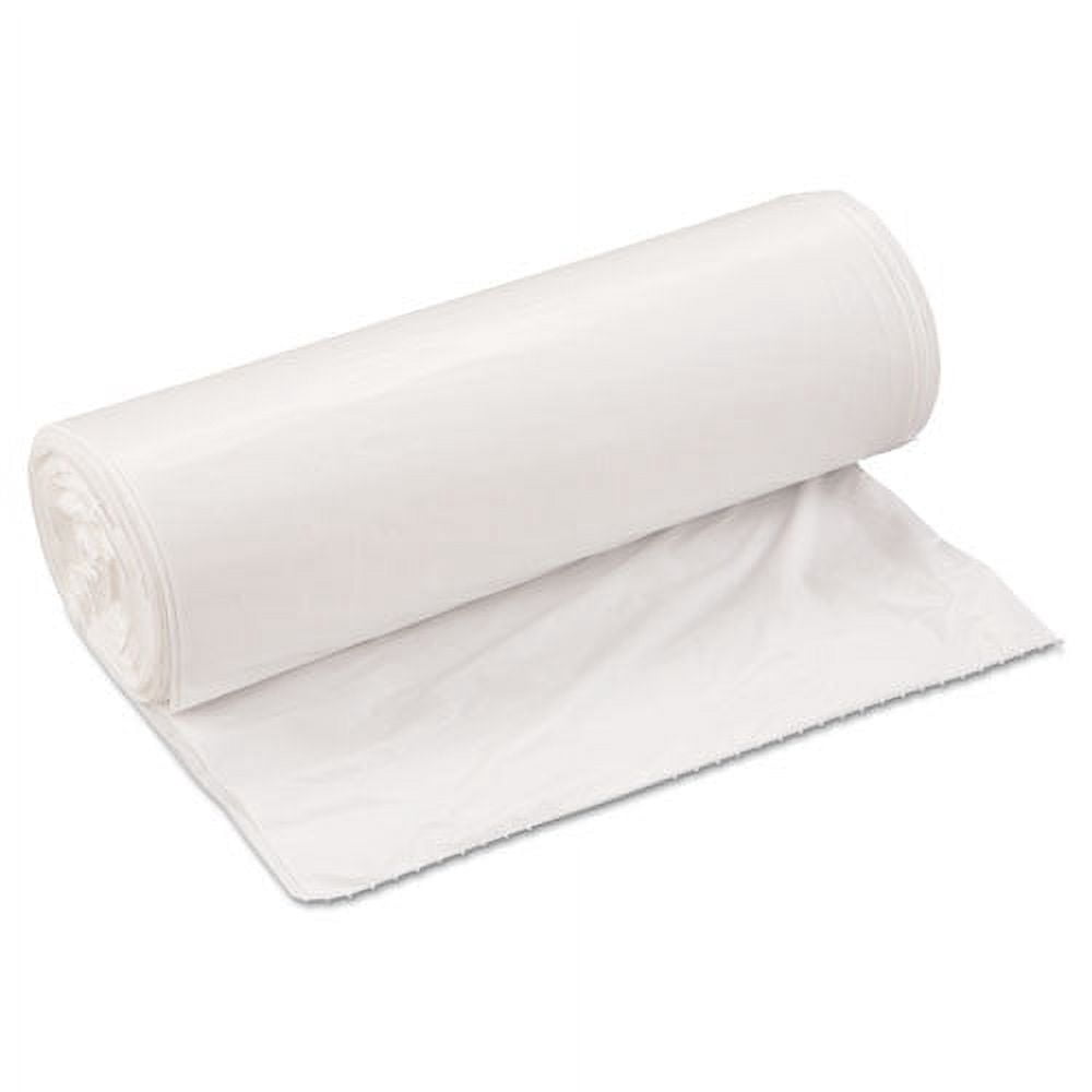 Low-Density Commercial Can Liners, 33 Gal, 0.8 Mil, 33" X 39", White ...