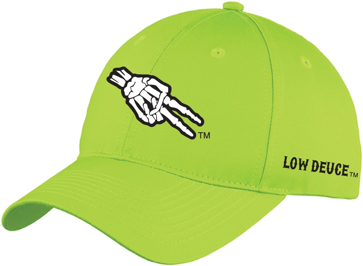 Low Deuce Lime Baseball Hat Unisex for Men and Women Unsctructured ...